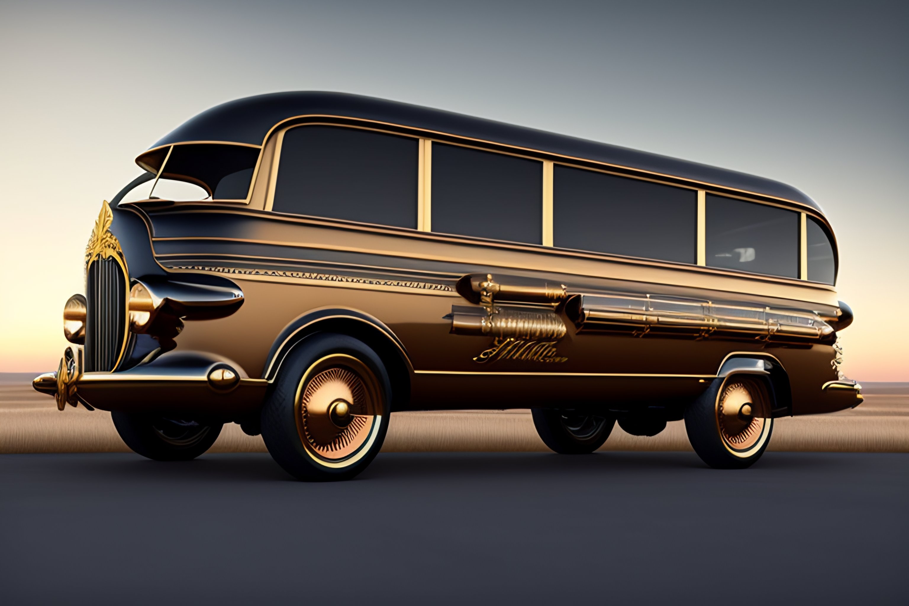 Lexica - STEAMPUNK VANS, a CLASSIC CARS, inspired by Robert J. Brawley ...