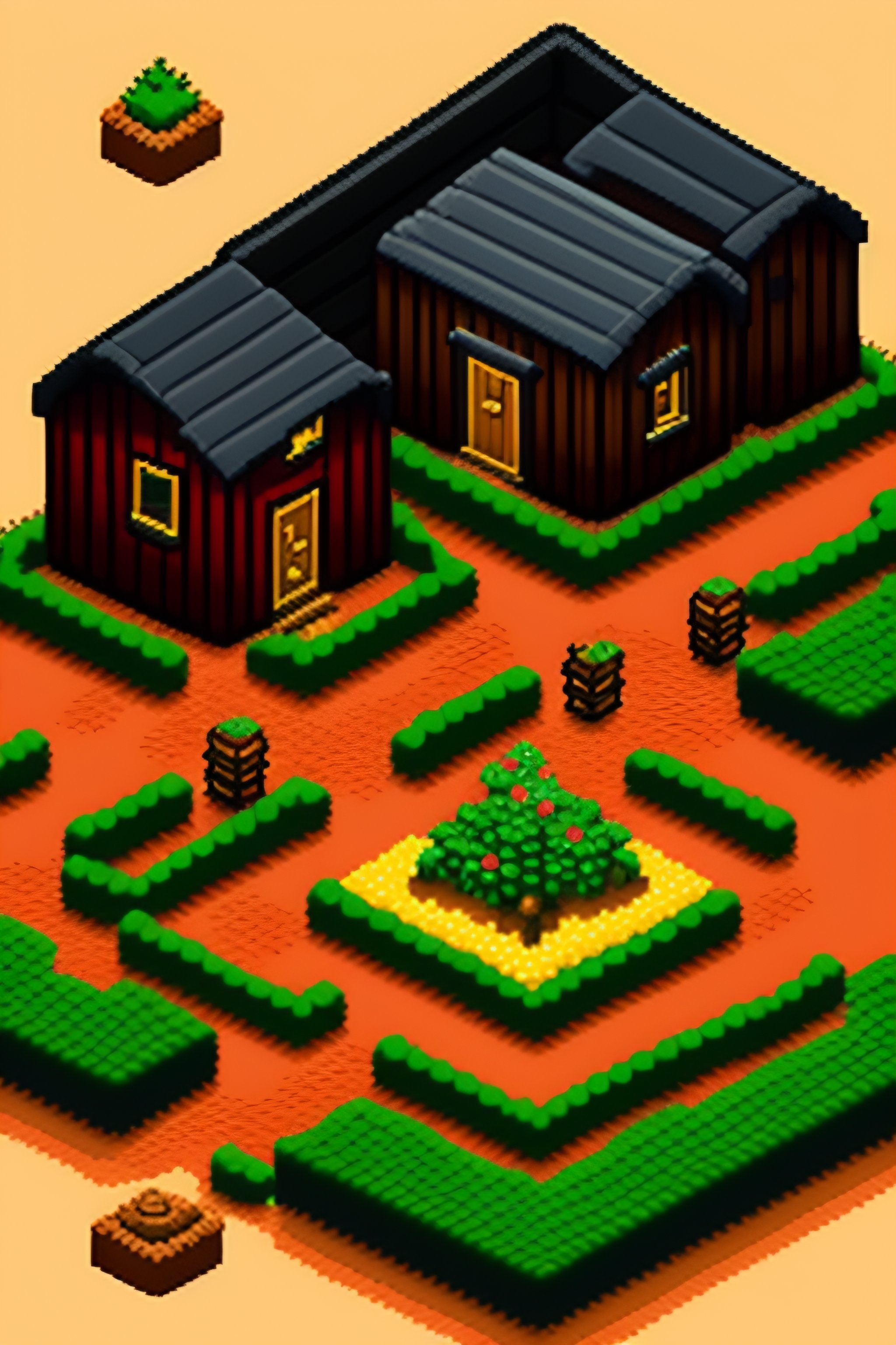 Lexica - Pixel art farmville