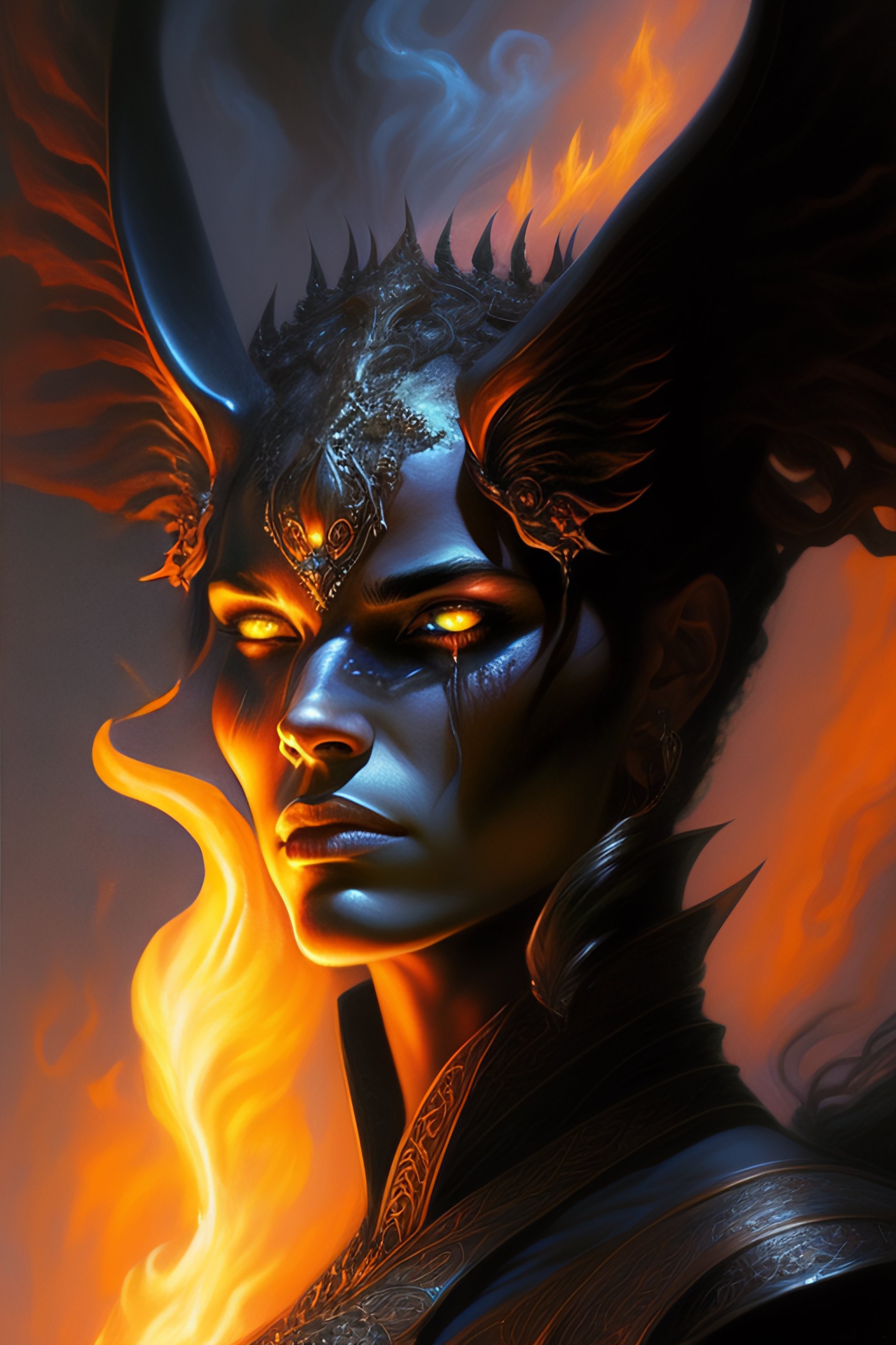 Lexica - A demon made of wisps of smoke ready to tear into your soul ...
