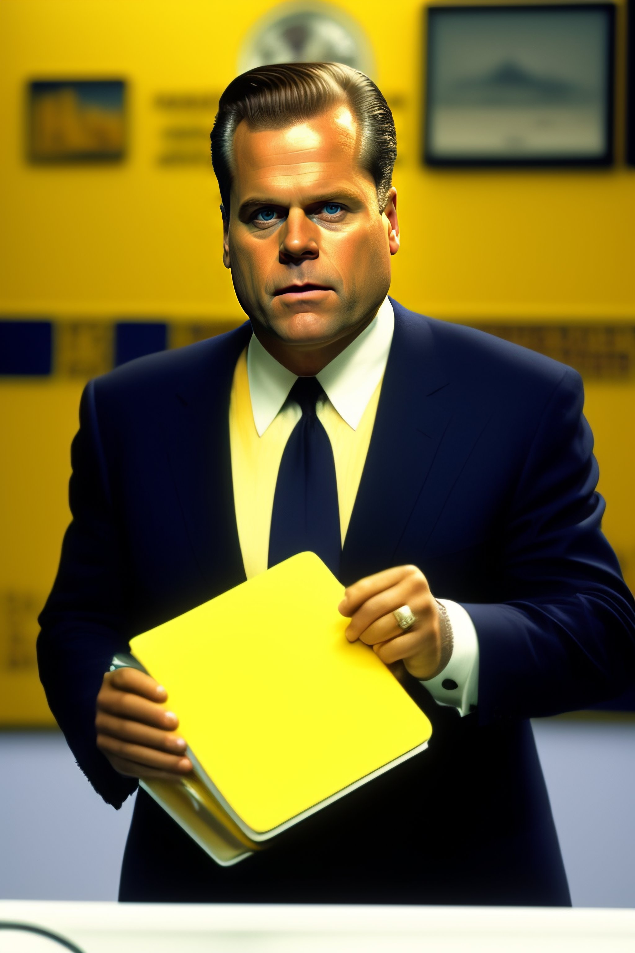 Lexica - Lionel hutz, lawyer from the simpsons, using a yellow legal ...