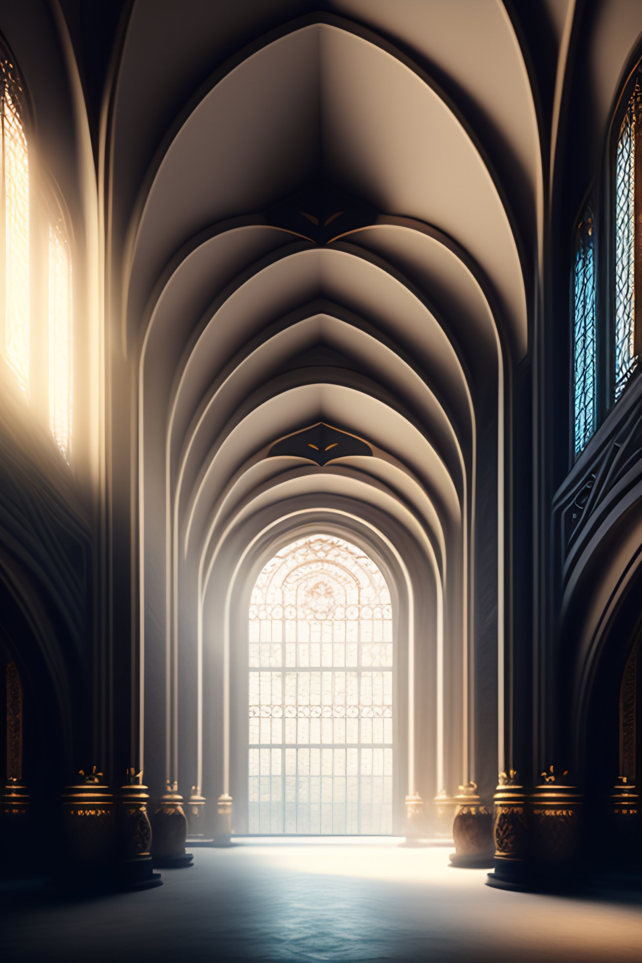 Lexica - A vast vaulted ceiling made of porcelain