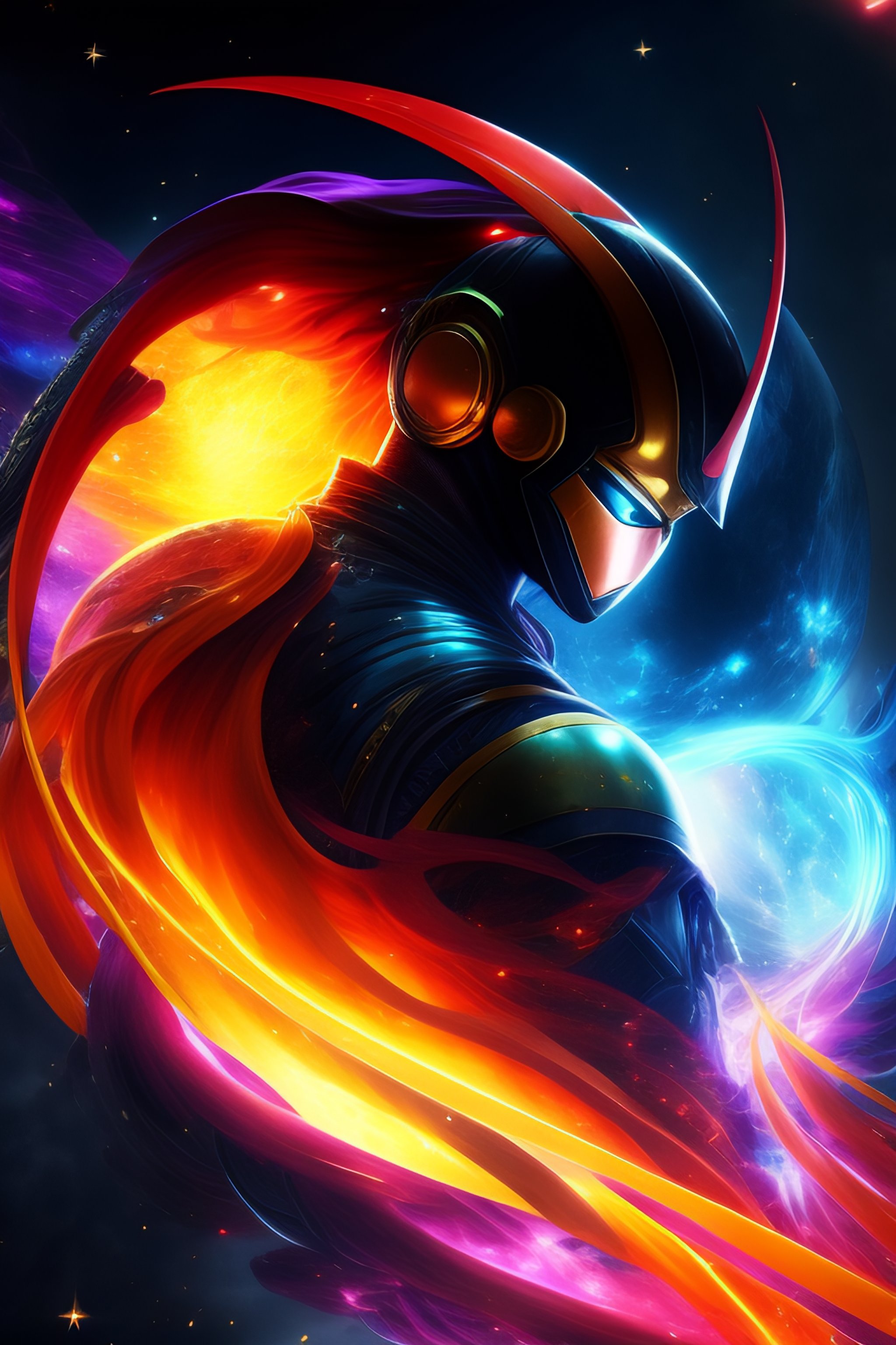 Lexica - Epic splash art from marvel vs capicom universe stars space ...