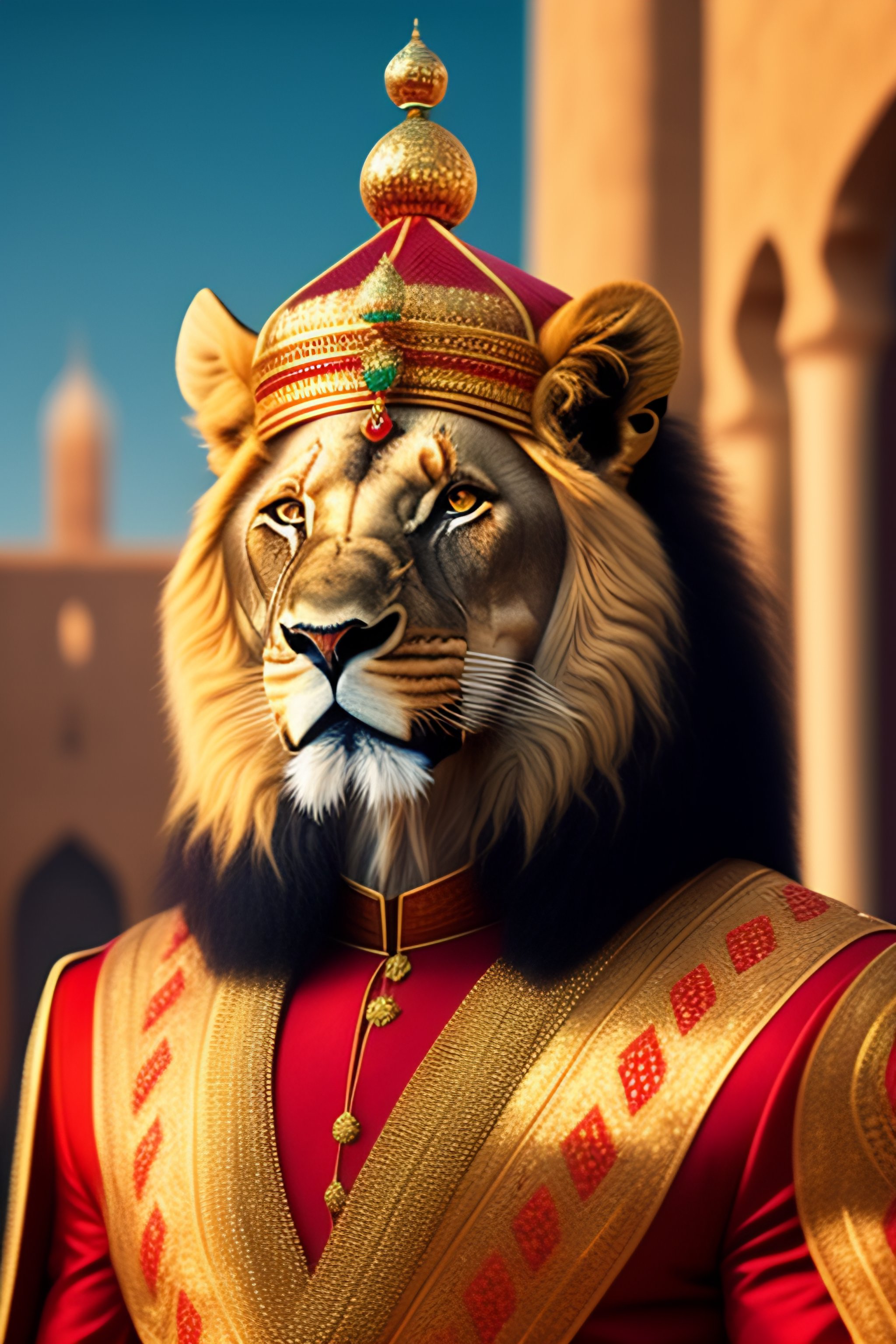 Lion With Human Body