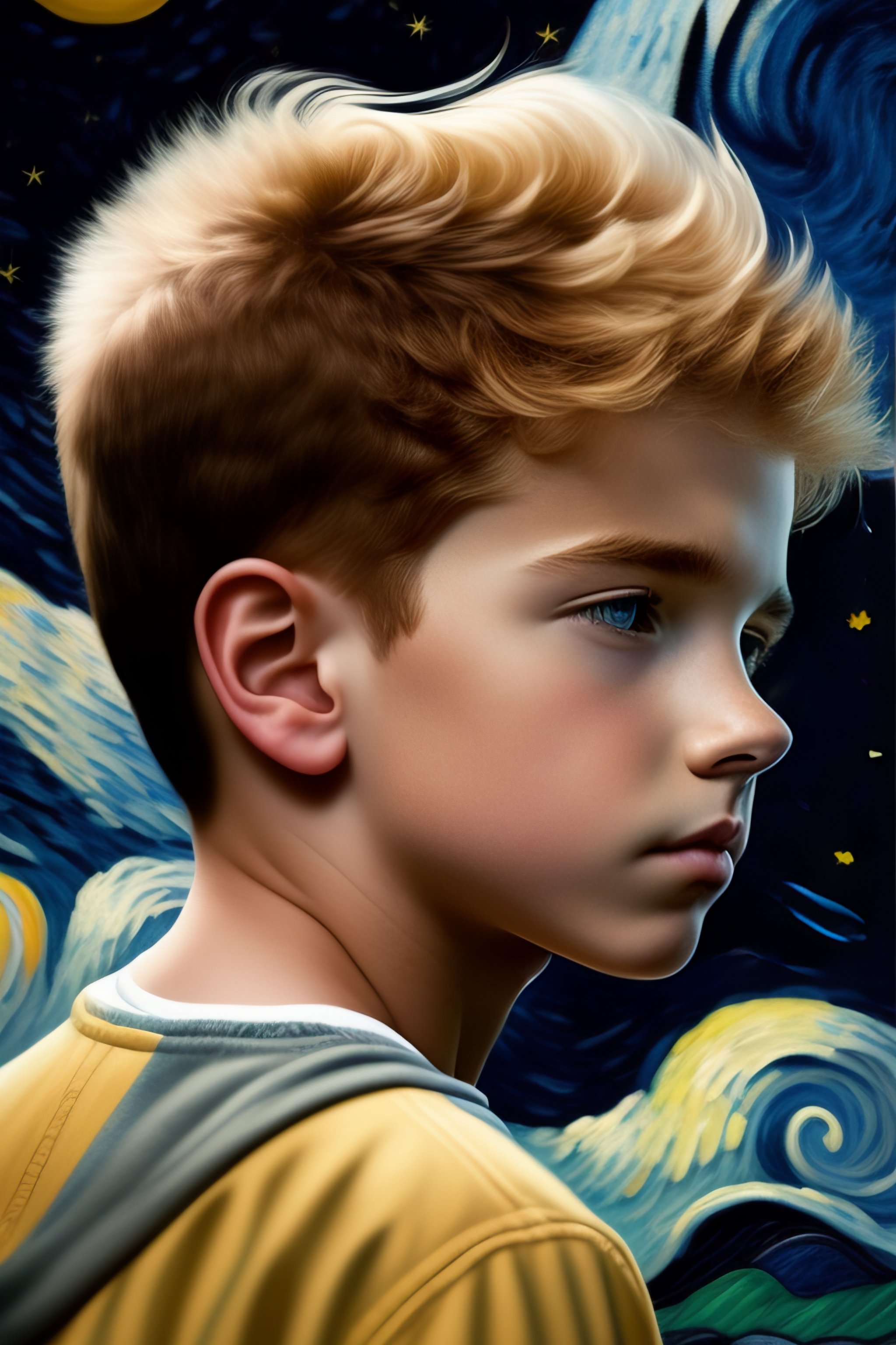 Lexica - An aesthetic boy with his back to the sky, detailed, 8k ...