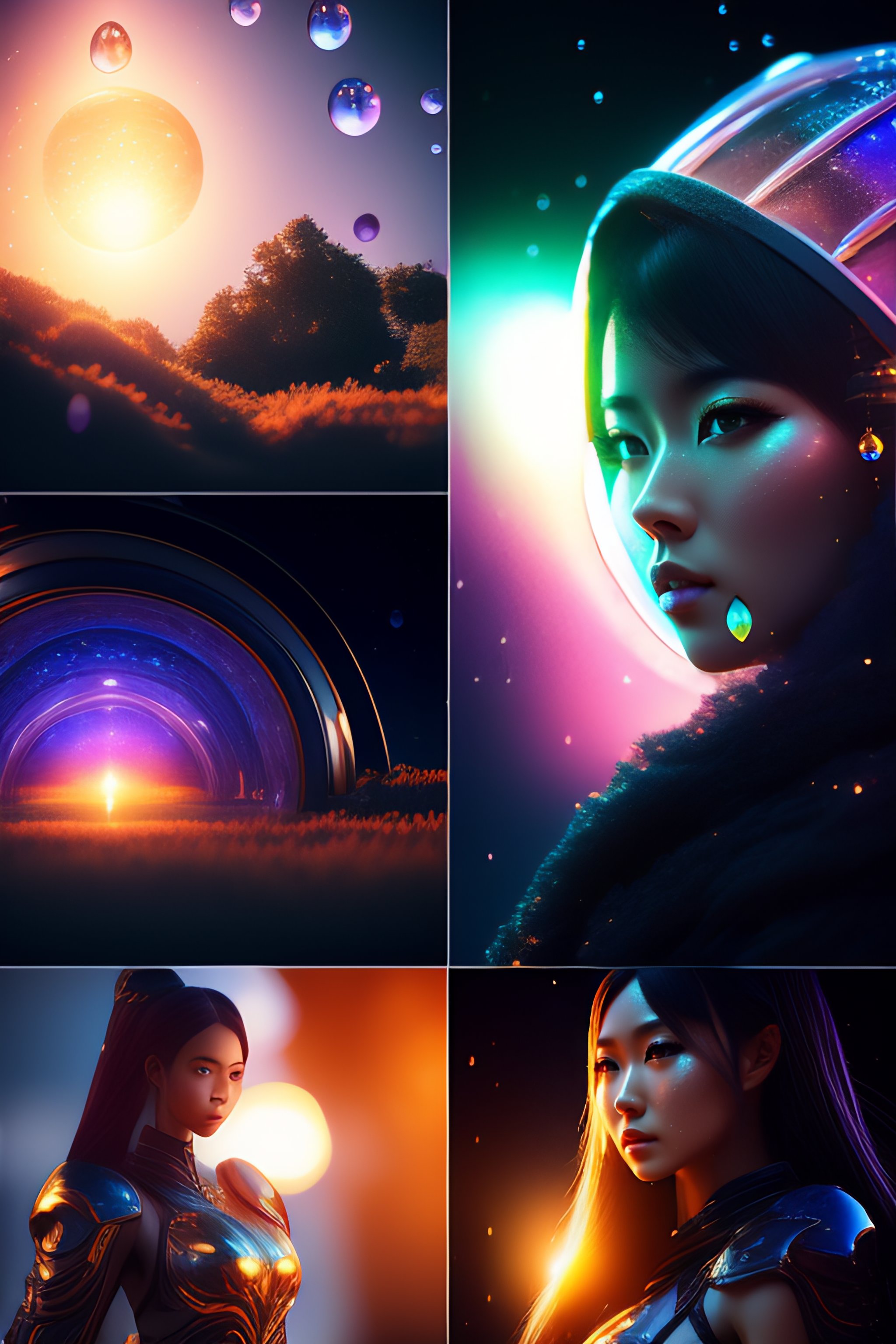 Lexica - Simple realistic sci-fi space fierce fairy warrior sci-fi ...