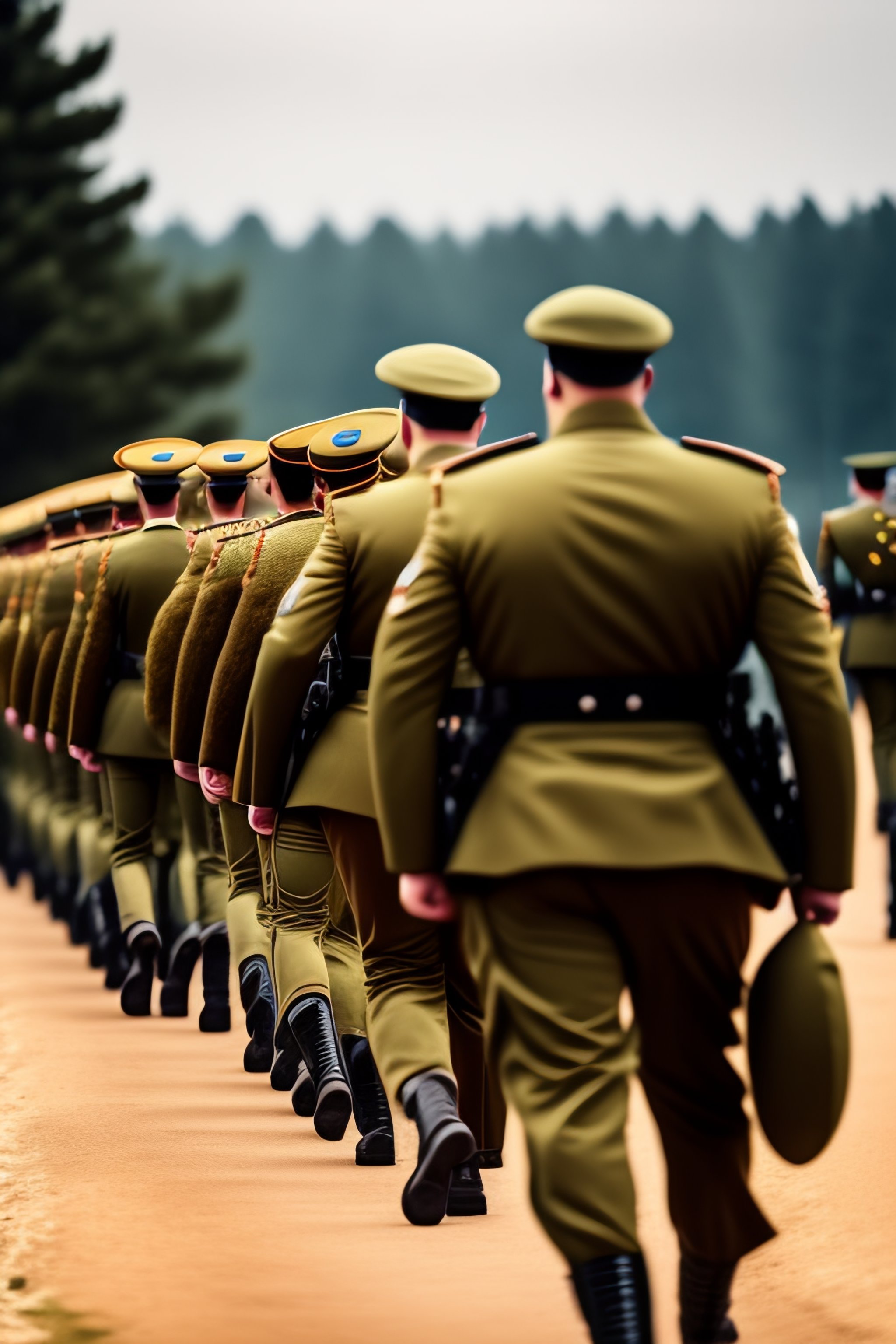 Lexica - Soldiers marching Backside