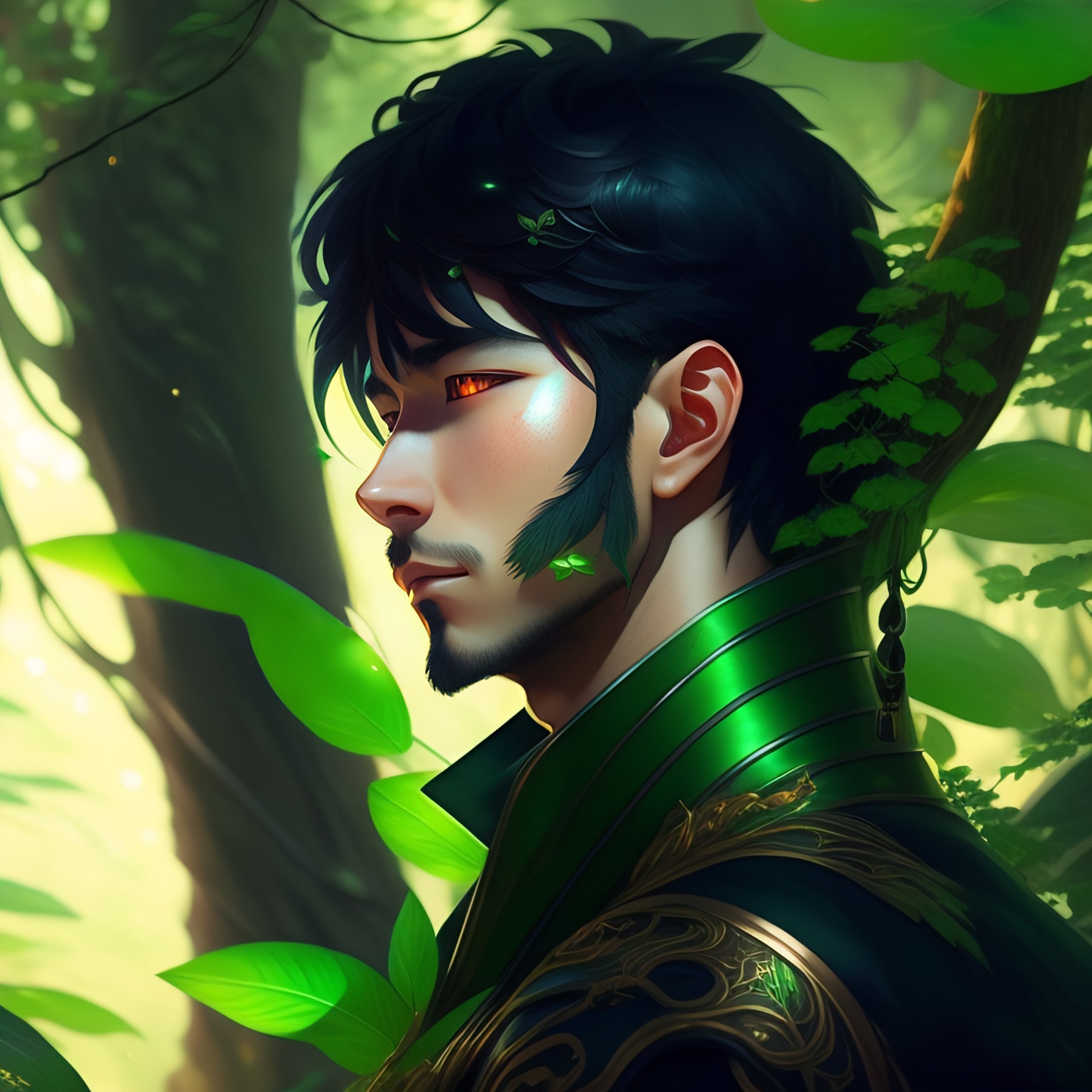 Lexica - Anime key visual of a 30yo developer man, short crew cut ...