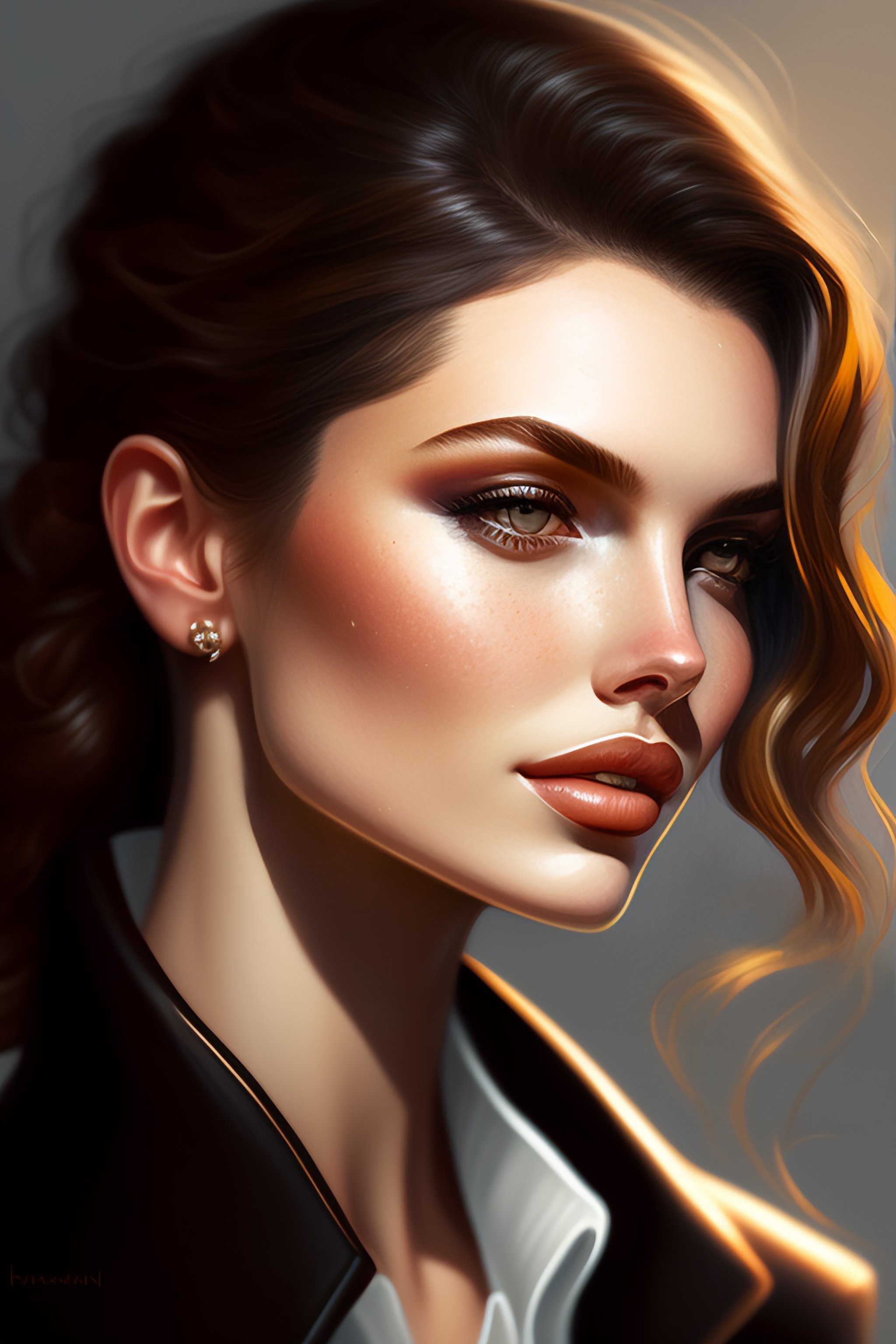 Lexica - Black round shades, intricate, elegant, highly detailed, digital painting, artstation ...