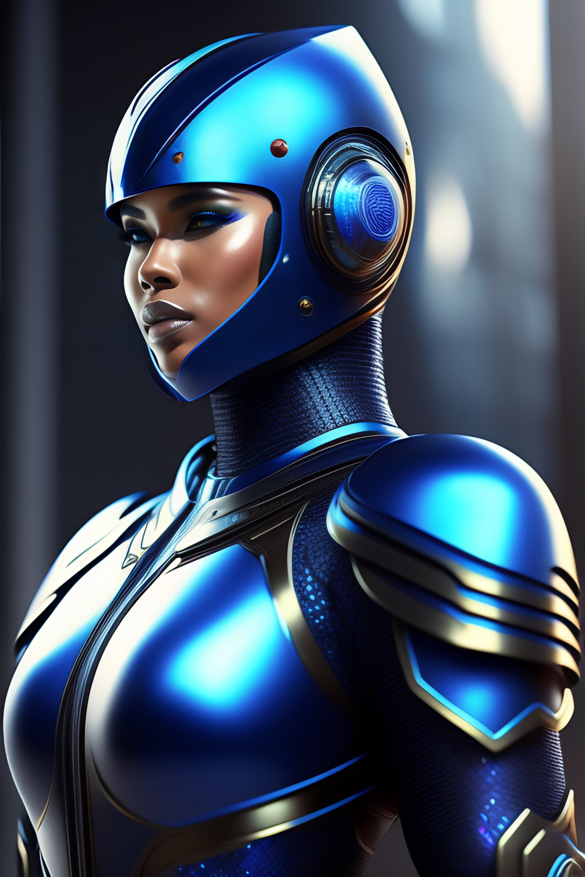 Lexica - High Tech cyber armor blue