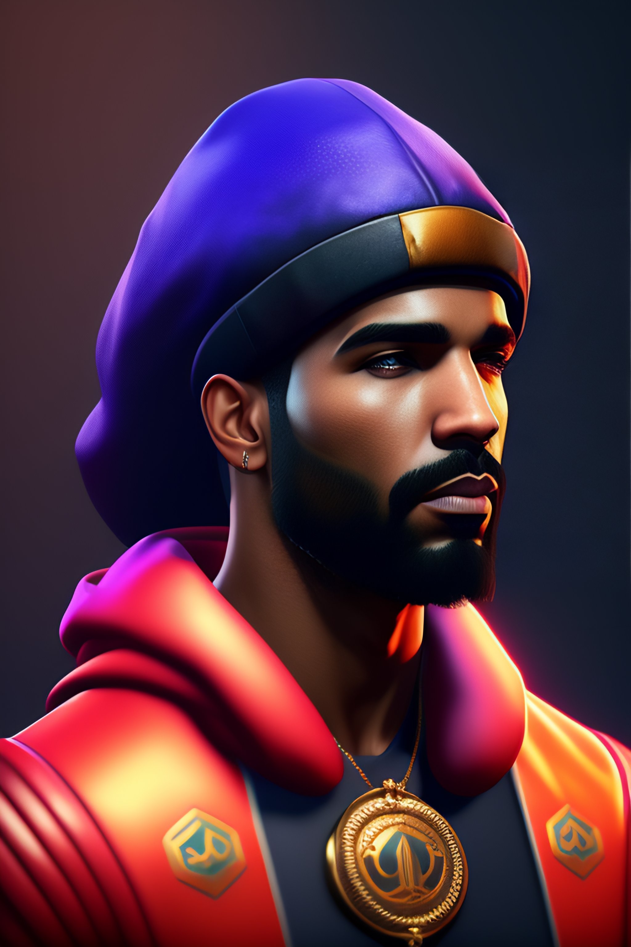 Lexica - Photo of Realistic Drake, Hicham Habchi,PhxLabs, 4k, vibrant ...