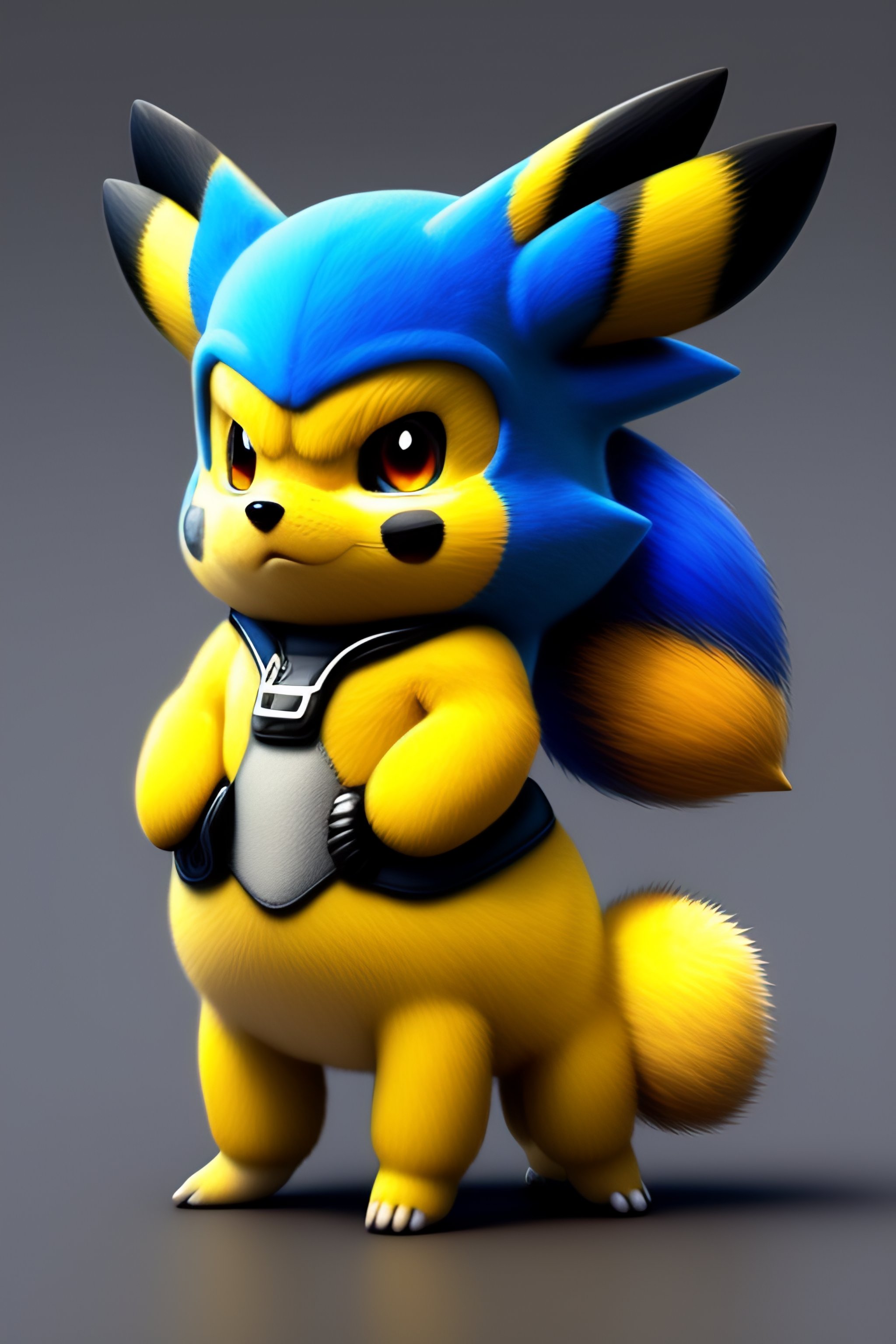 Lexica - A mix between pikachu and sonic