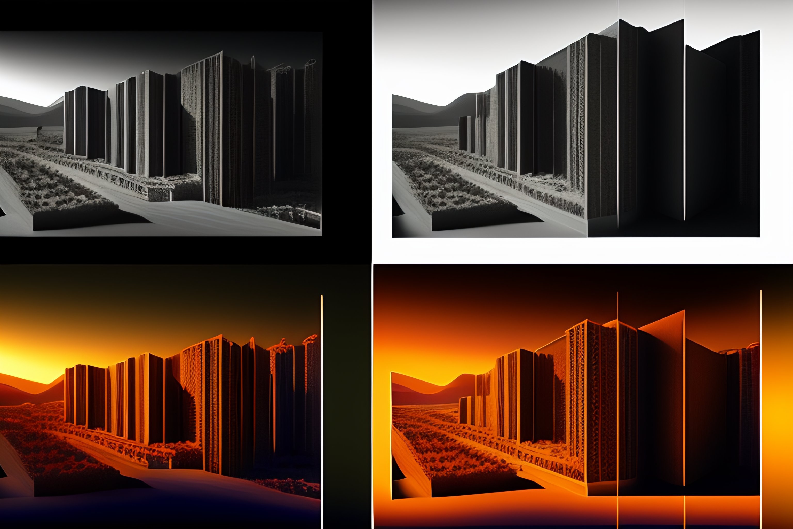 Lexica - Stereogram, stereo, 3d, side by side, ((autostereogram))