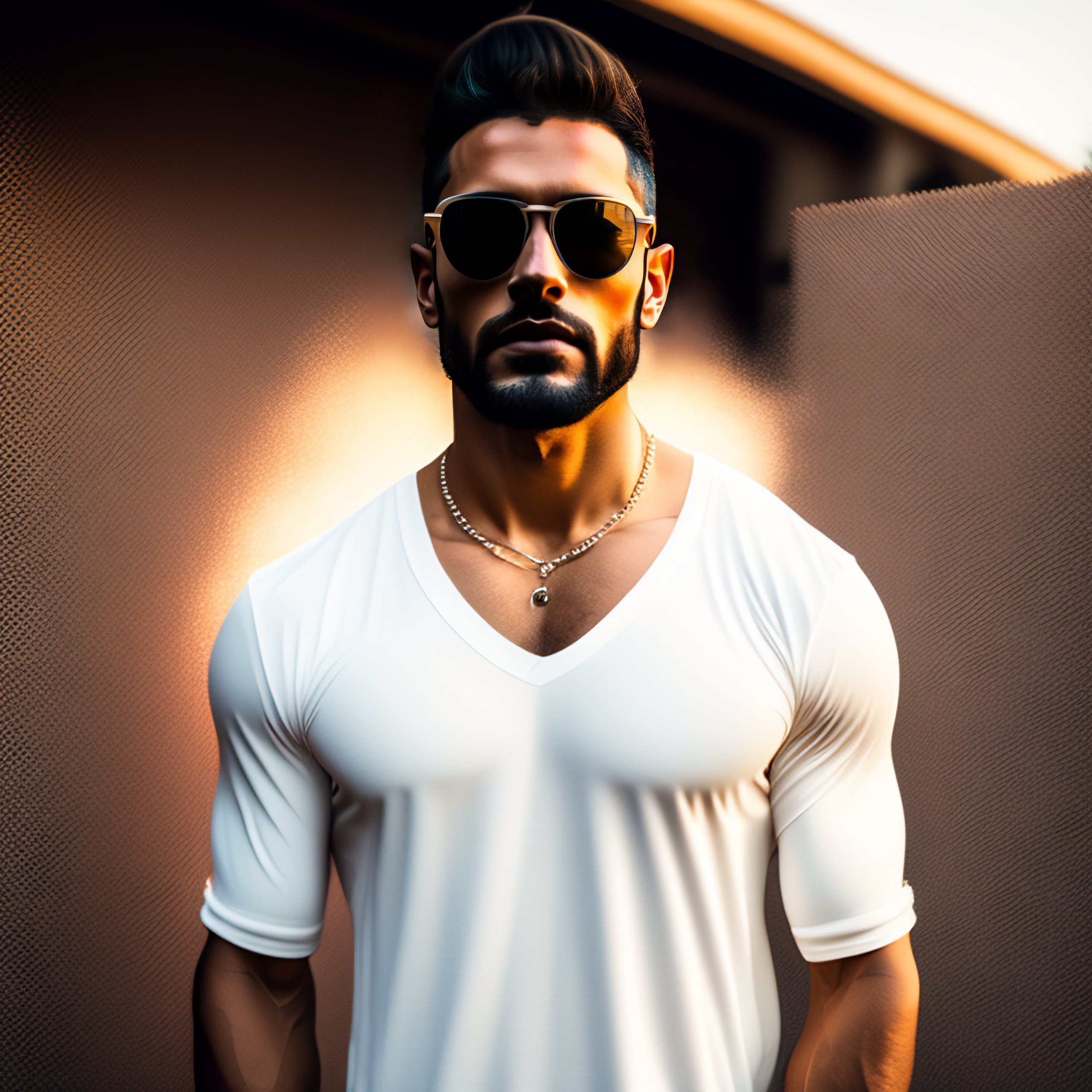 Lexica - Natural 35mm F4 full body photo of shapely yoga teacher male ...