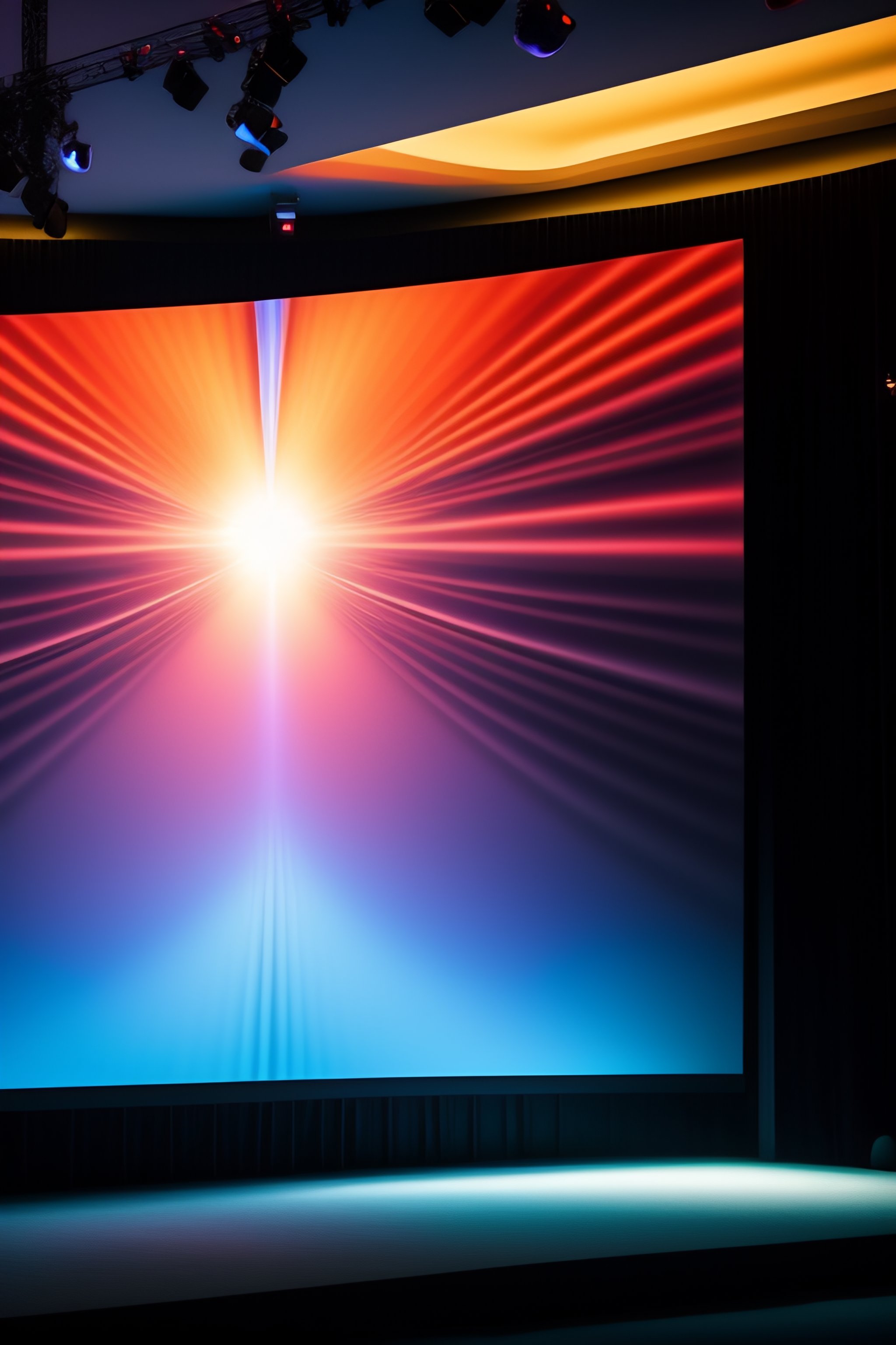 Lexica - Projection onto a screen at an event
