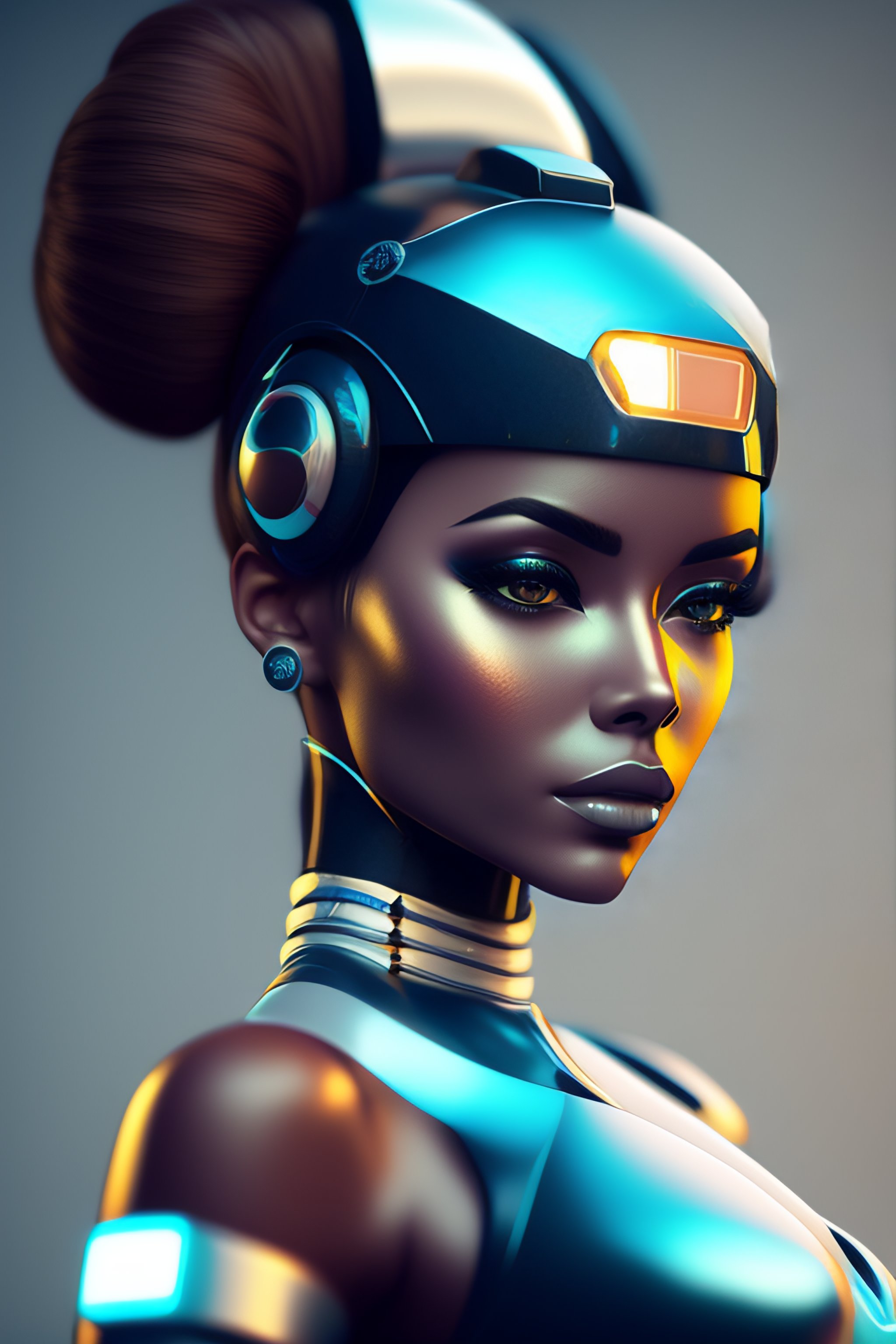 Lexica - XJ-9 robot girl, 8k, octane render, photorealistic