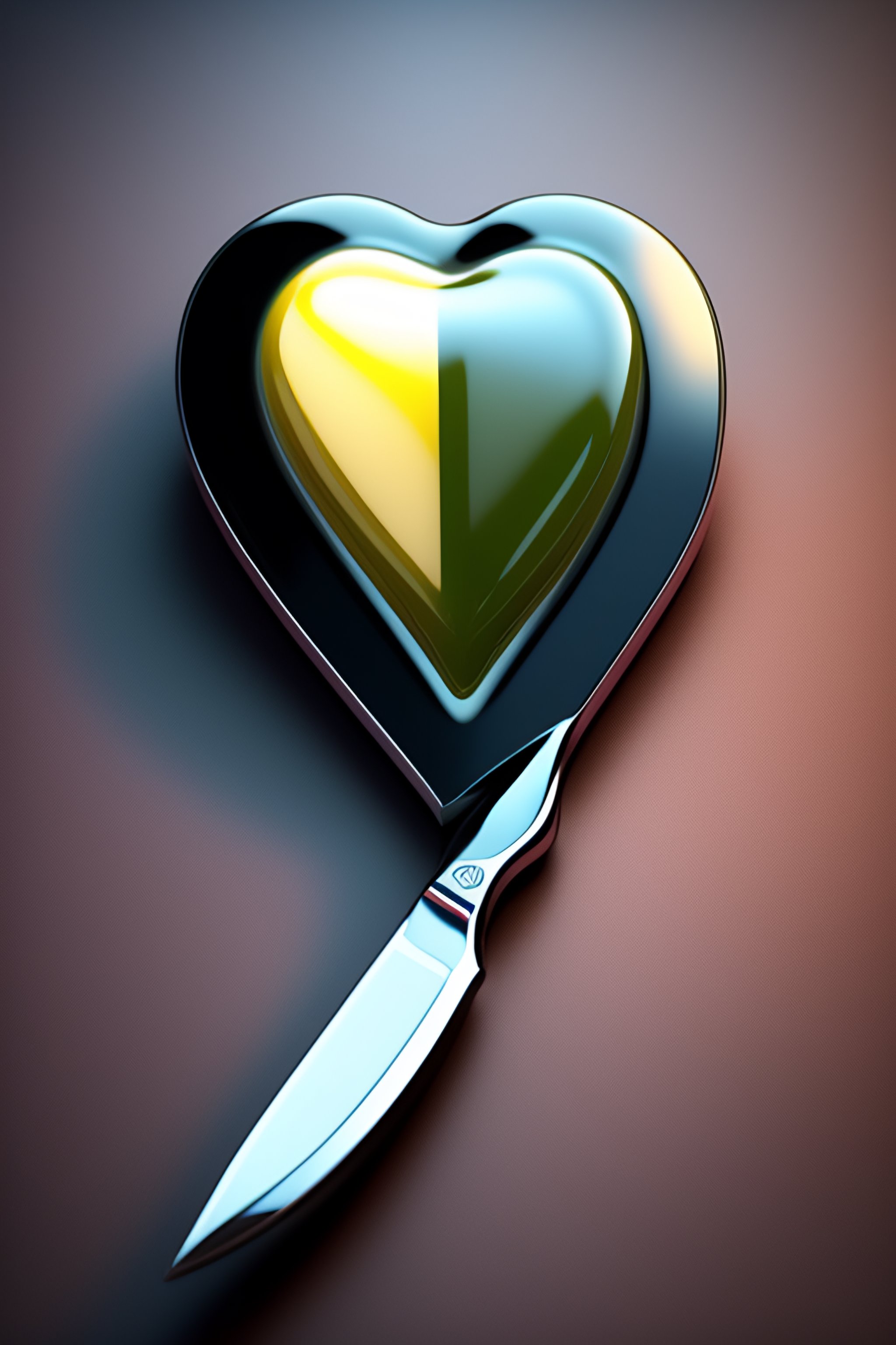 Lexica - A knife splitting a pale heart apart, 8k resolution, 4k, HD ...