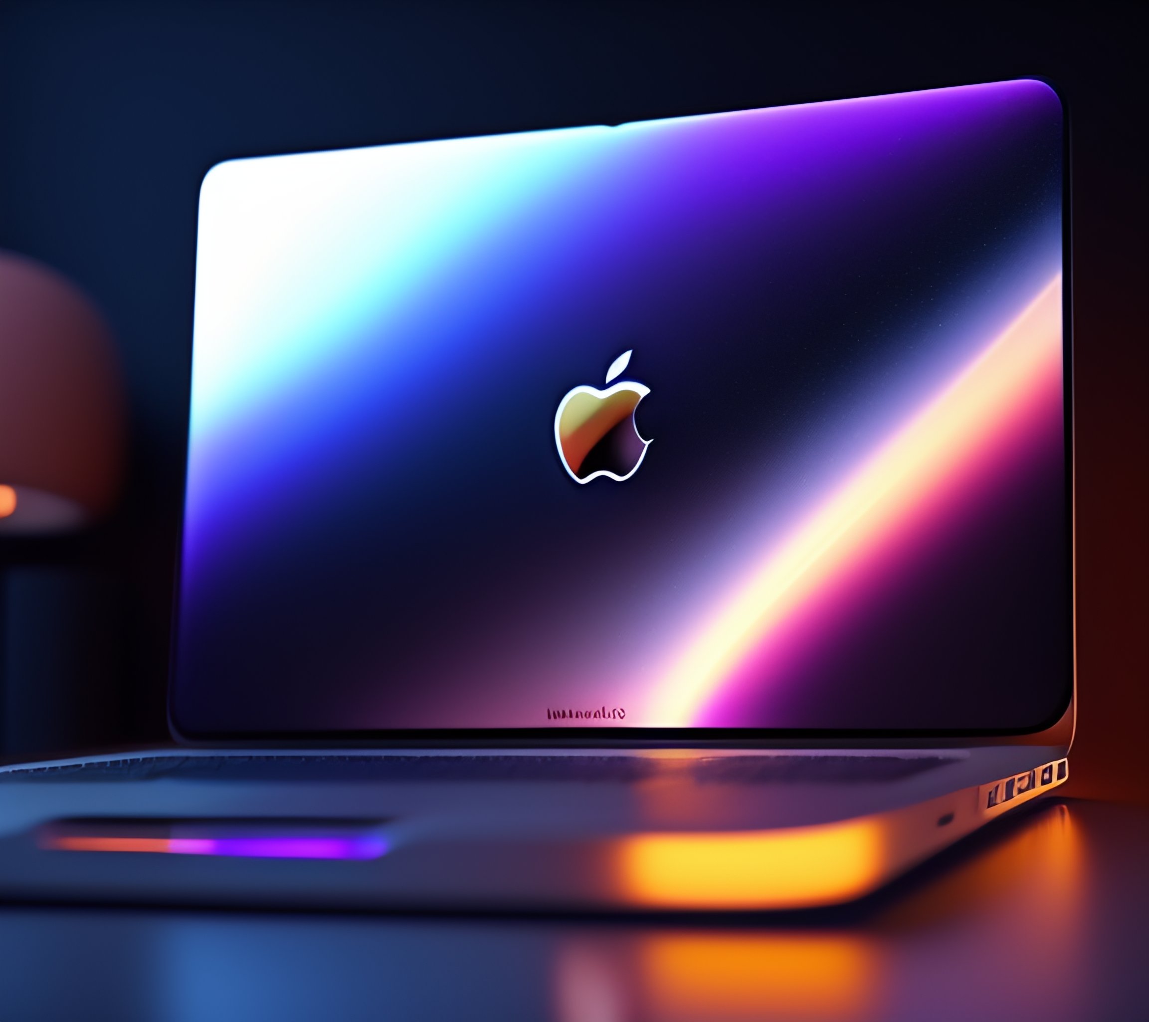 Lexica - MacBook with lights, concept art, octane render, 8k, blender, cinema 4d, raytracing ...