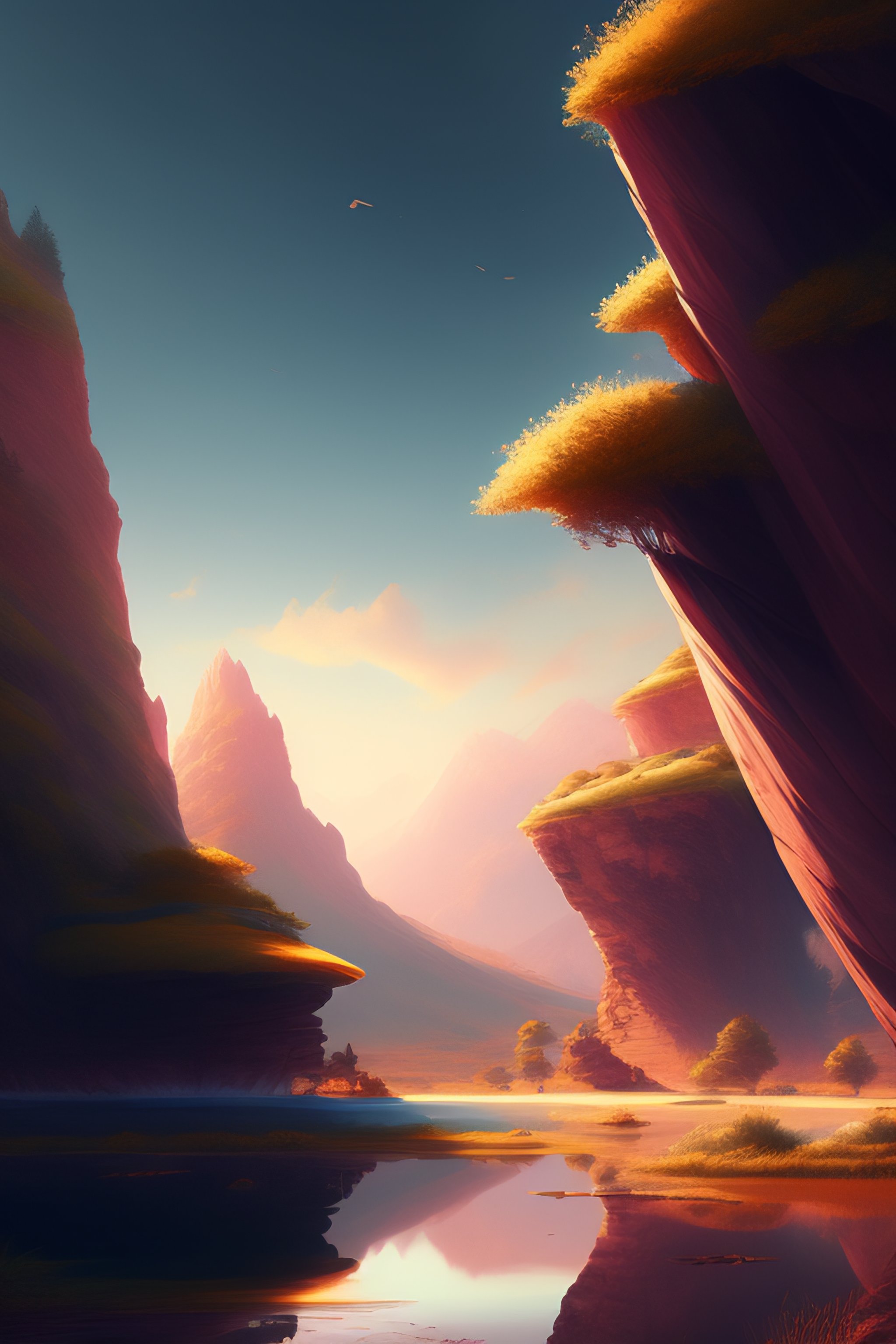 Lexica - Semien landscape, highly detailed, digital painting, concept ...