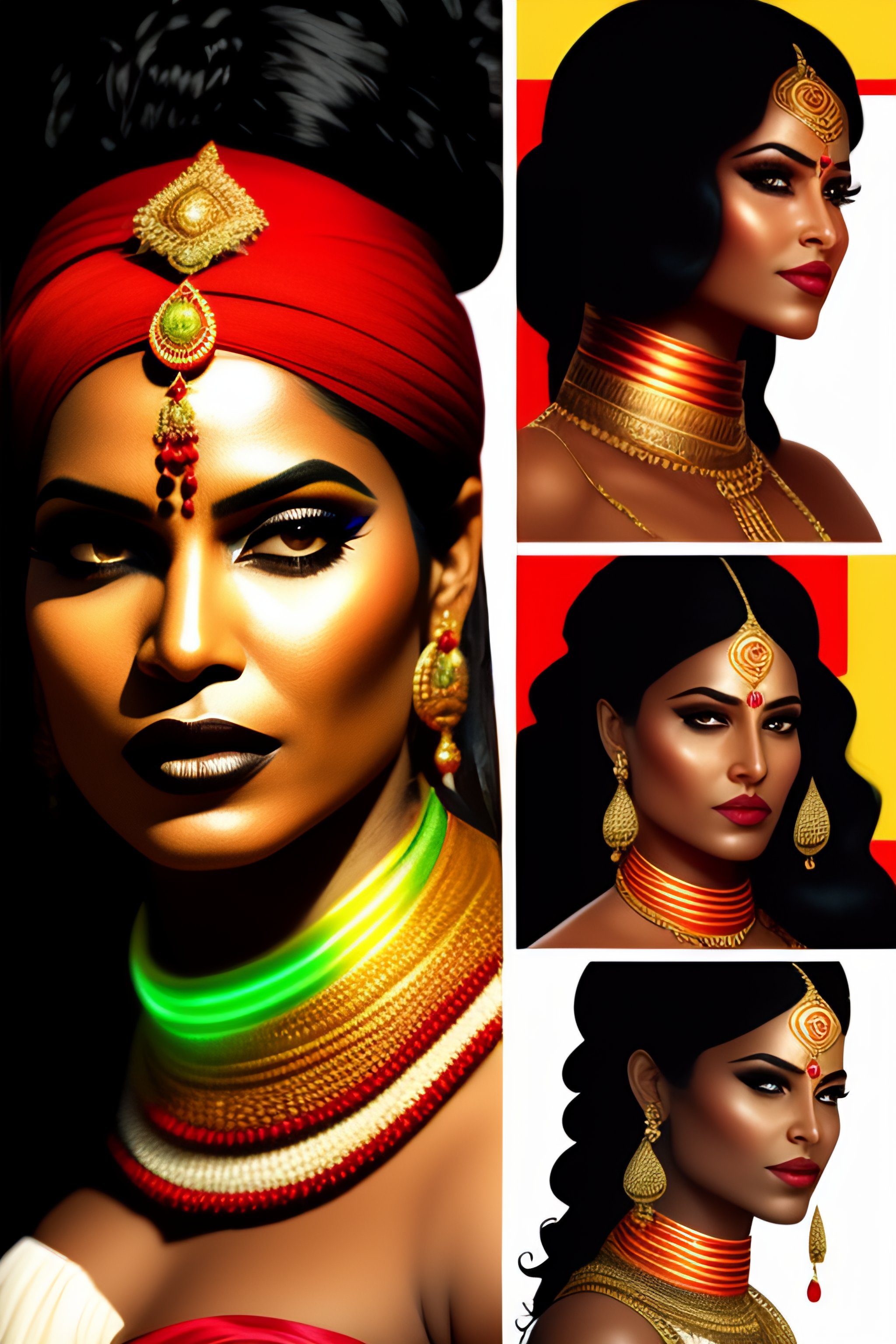 Lexica - An illustrated graphic novel styled comic strip of Indian ...