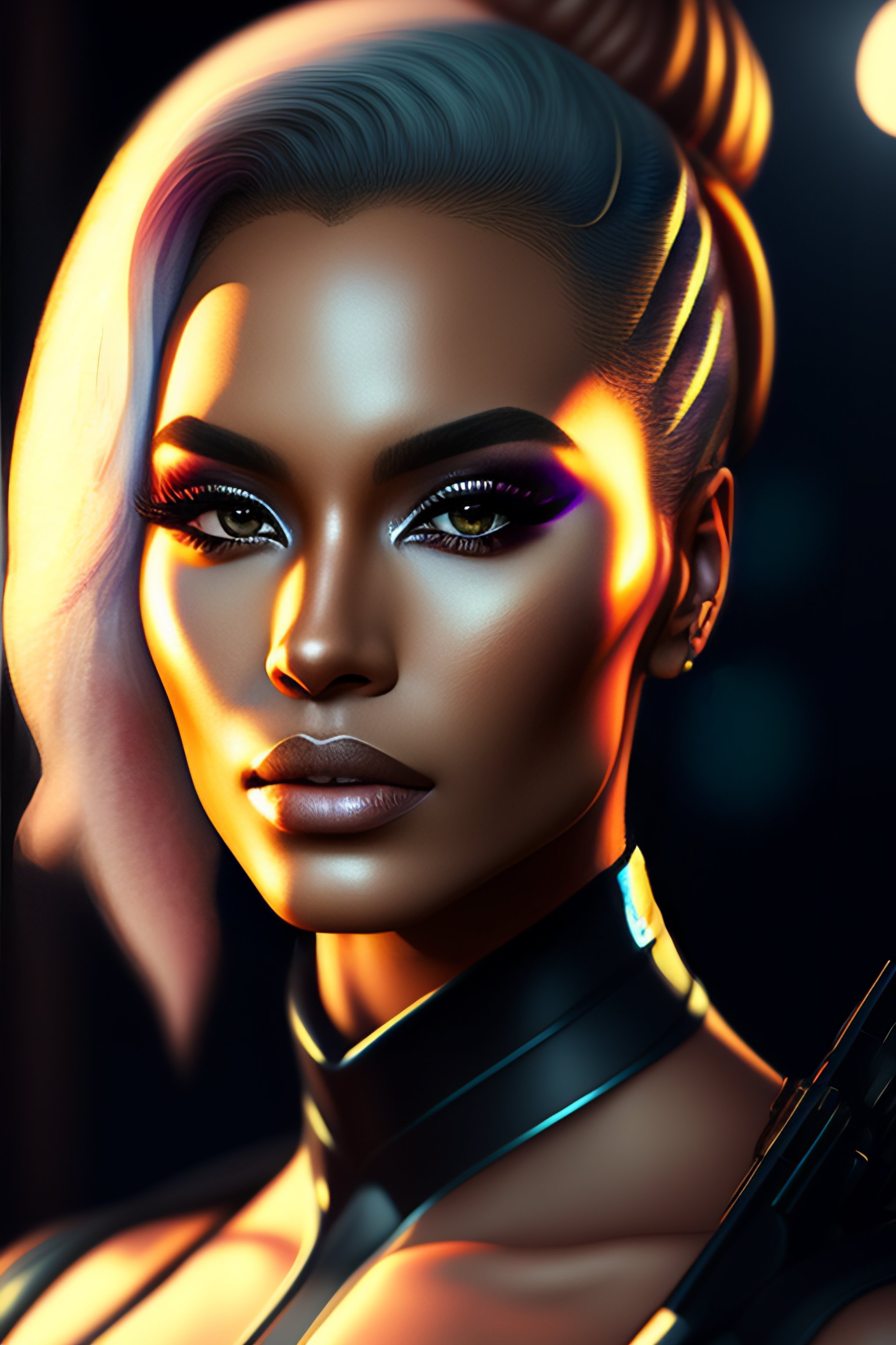 Lexica - Highly detailed beautiful trans woman, sharp focus, dynamic ...