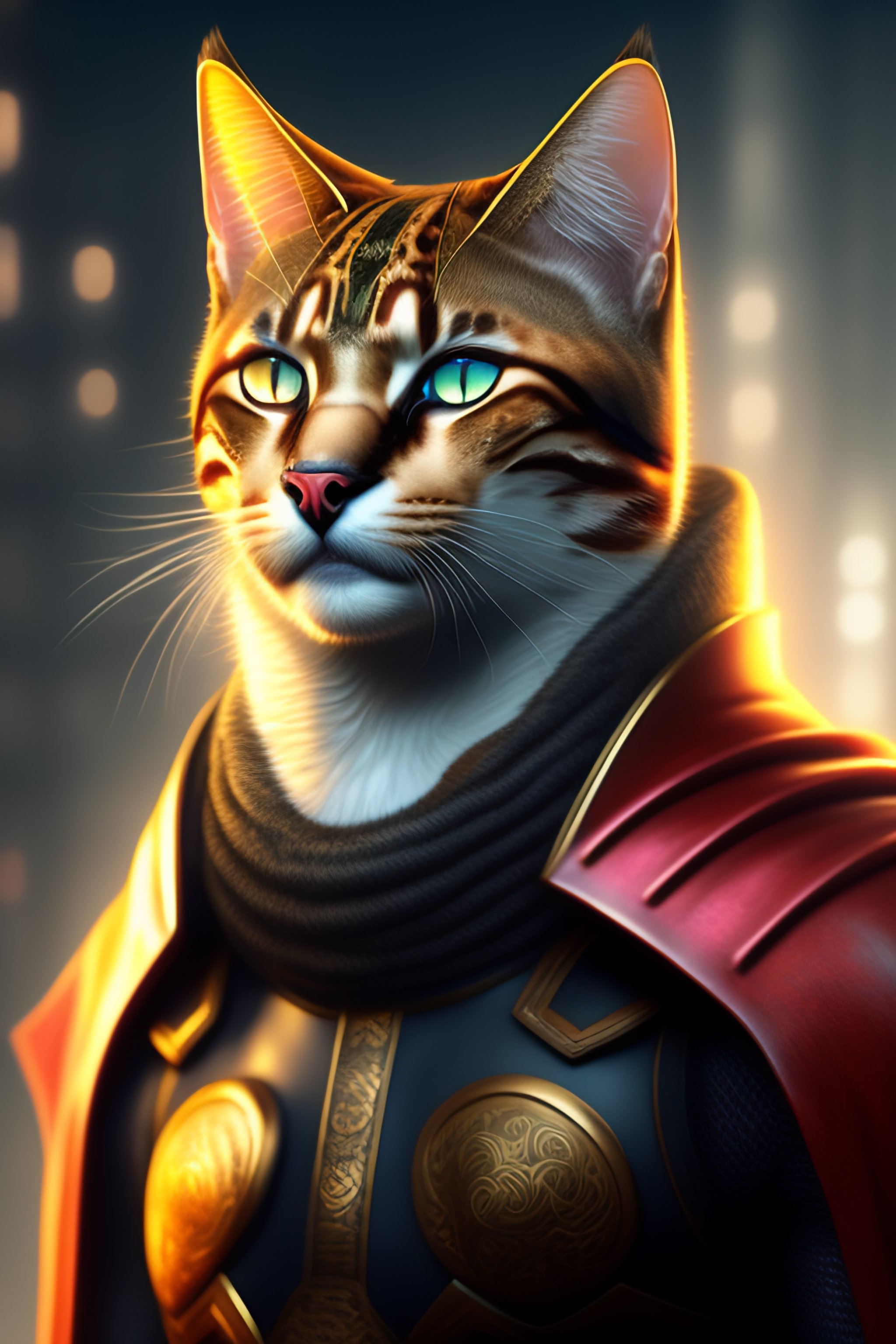 Lexica - A feline thor, realist, cyberpunk