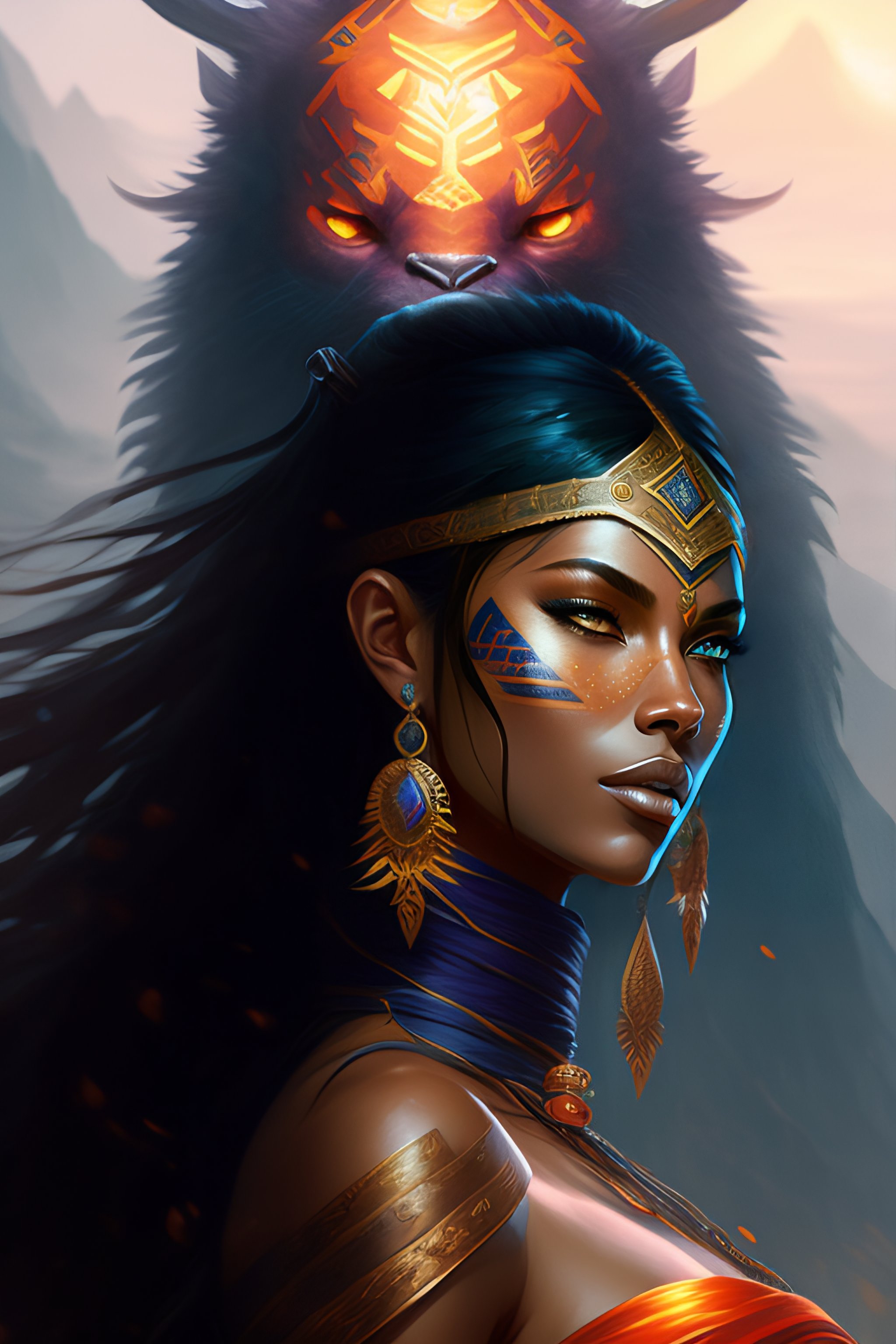 Lexica - Avatar tribe greg rutkowski art poster