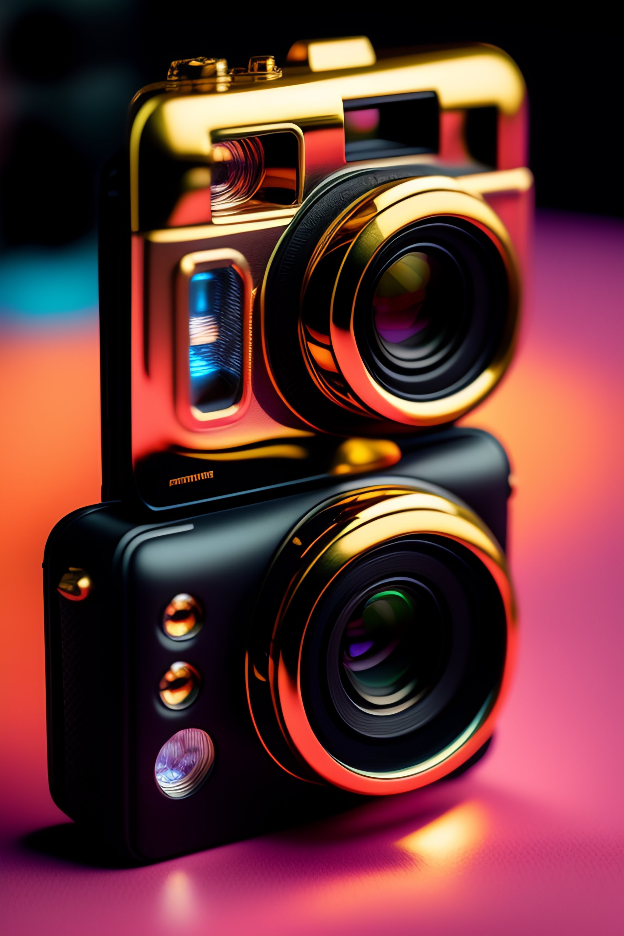 Lexica - Hyperrealistic rococo neo tokyo steampunk minimal instax mini ...