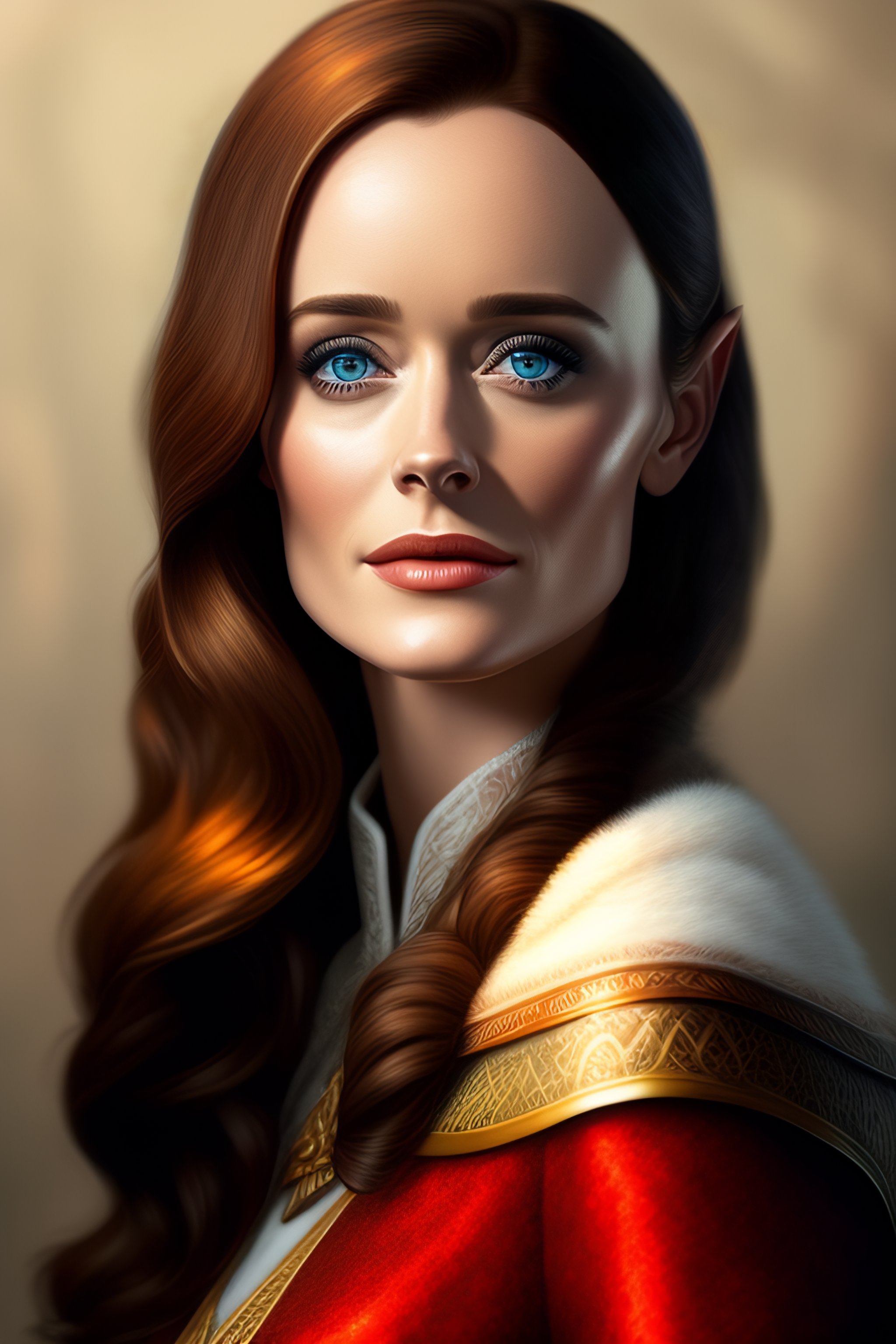 Lexica - Photo of Alexis Bledel as an elf with very long pointed ears ...