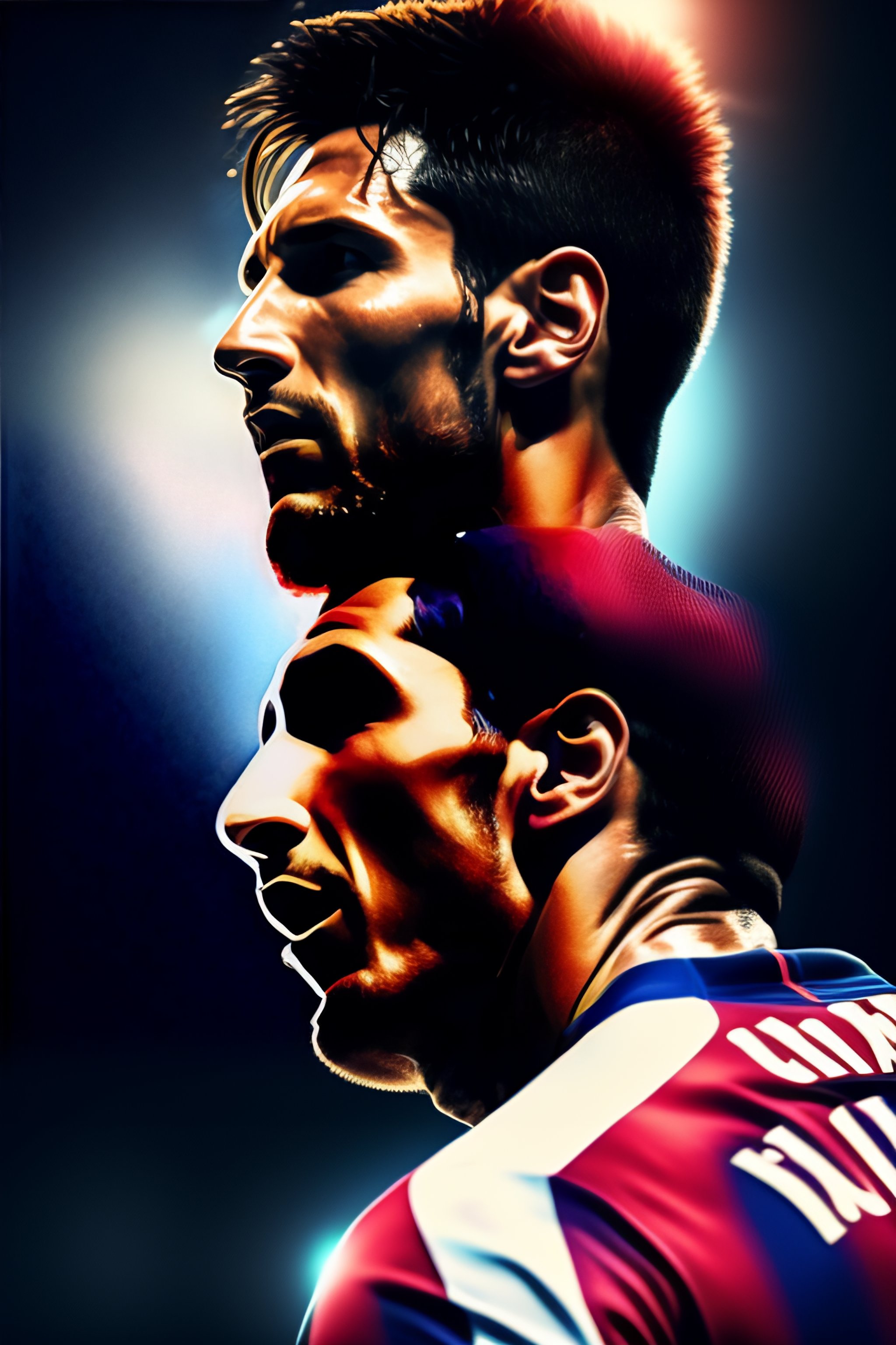 Lexica - Wallpaper, HD, 8K, lionel messi, cristiano ronaldo