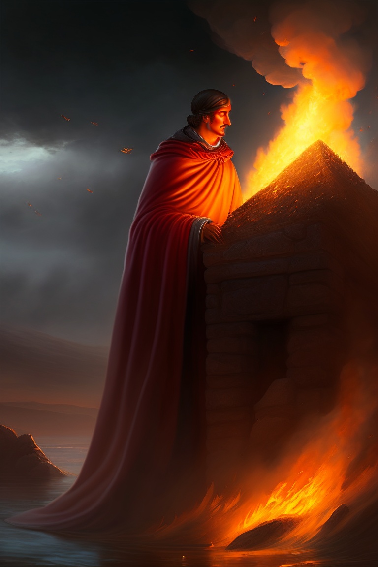 Lexica - Giordano Bruno in bonfire, sacrifice