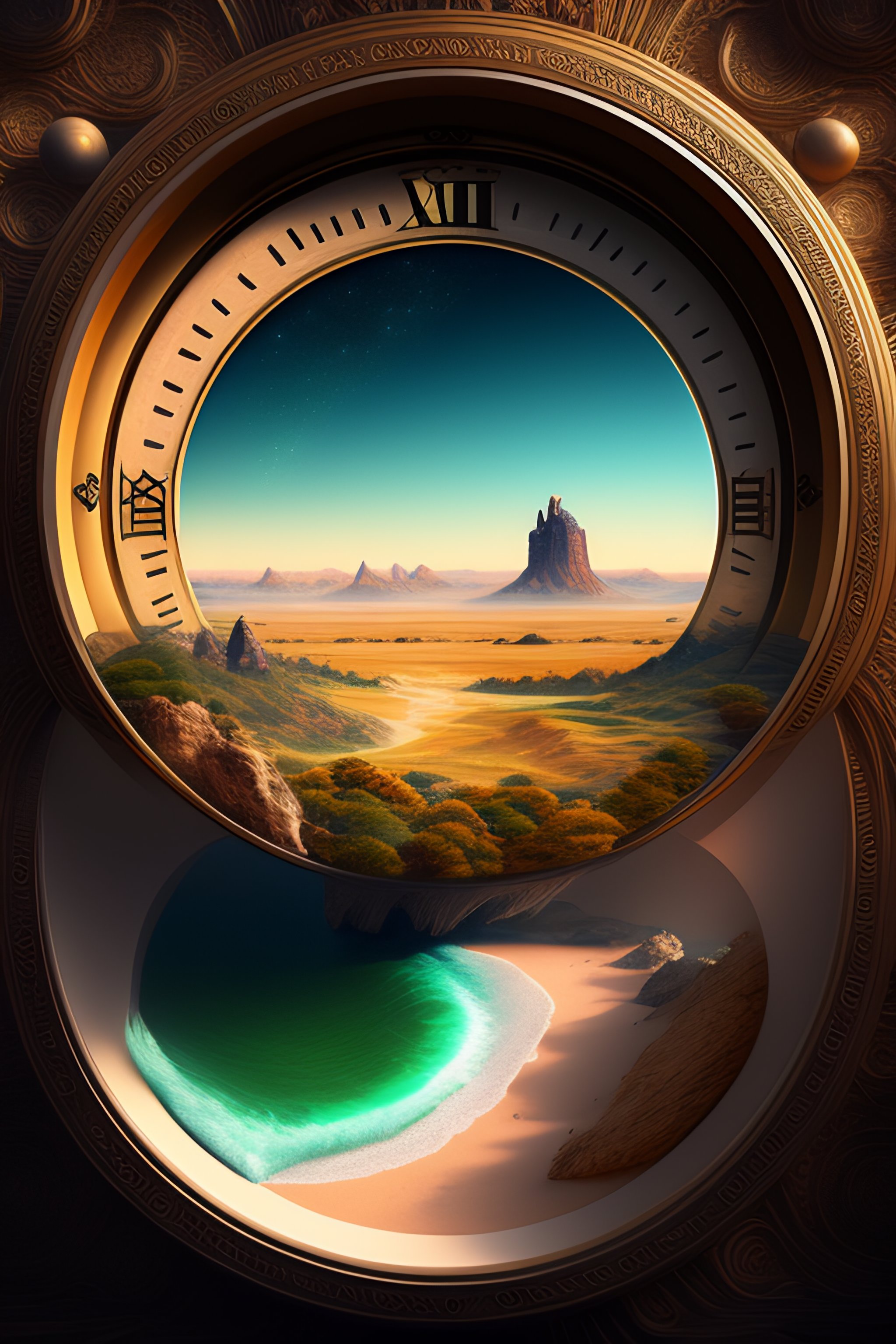 Lexica - Depiction of an unusual metaphor for time, hd, 4k extremely ...