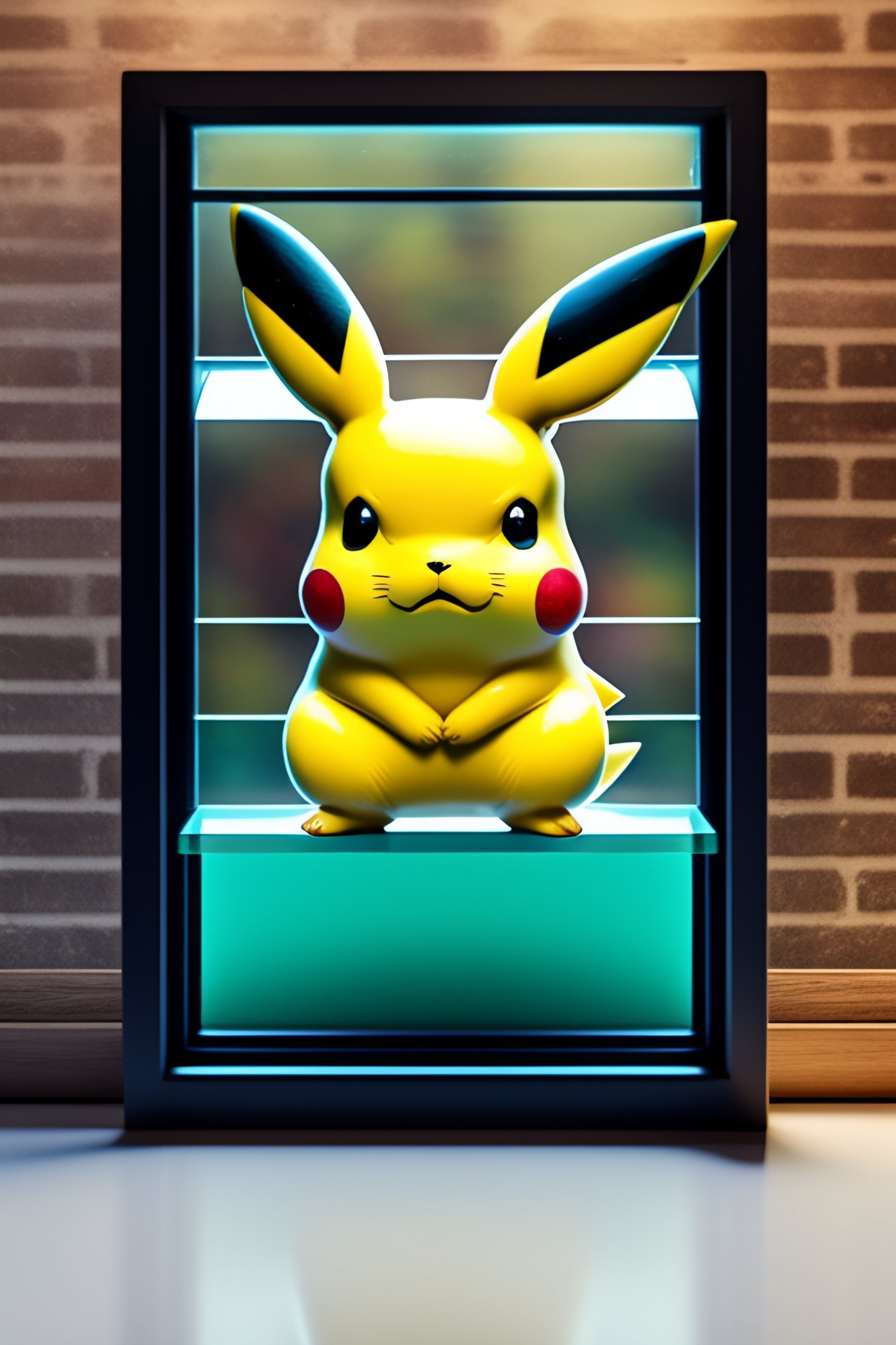 Lexica - Pikachu glass window