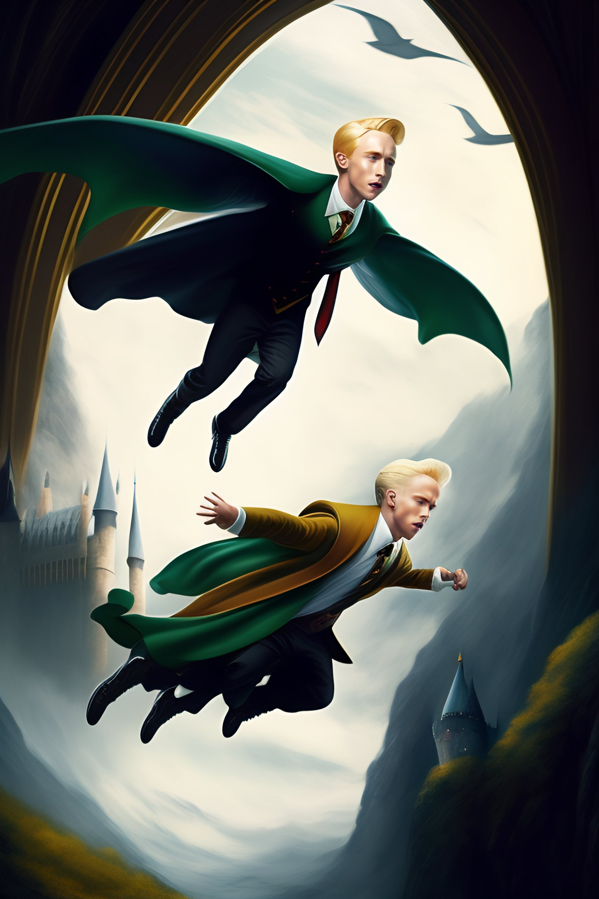 Draco Malfoy Flying