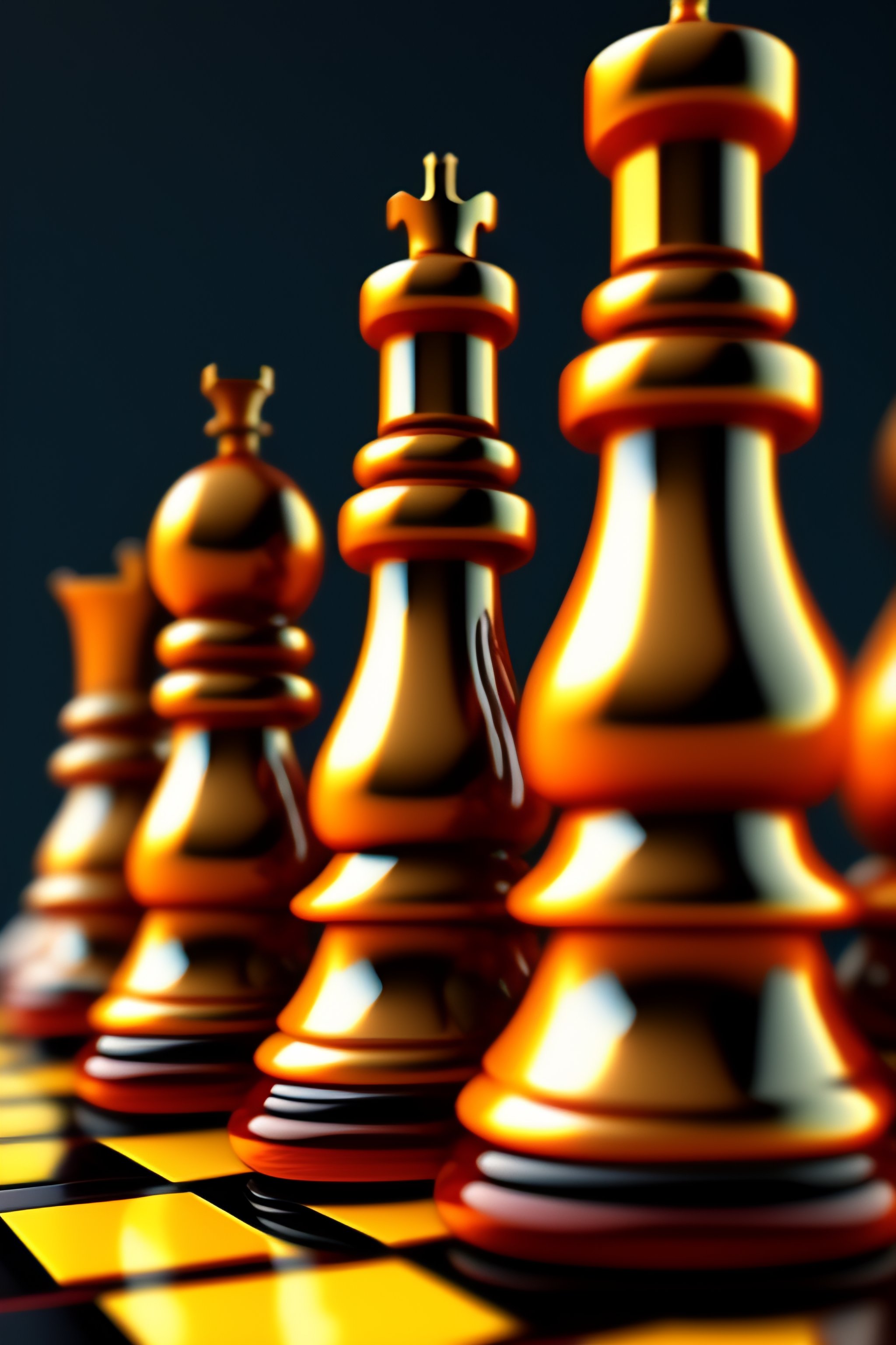 Lexica - Chess pieces made doodles in the metaverse world