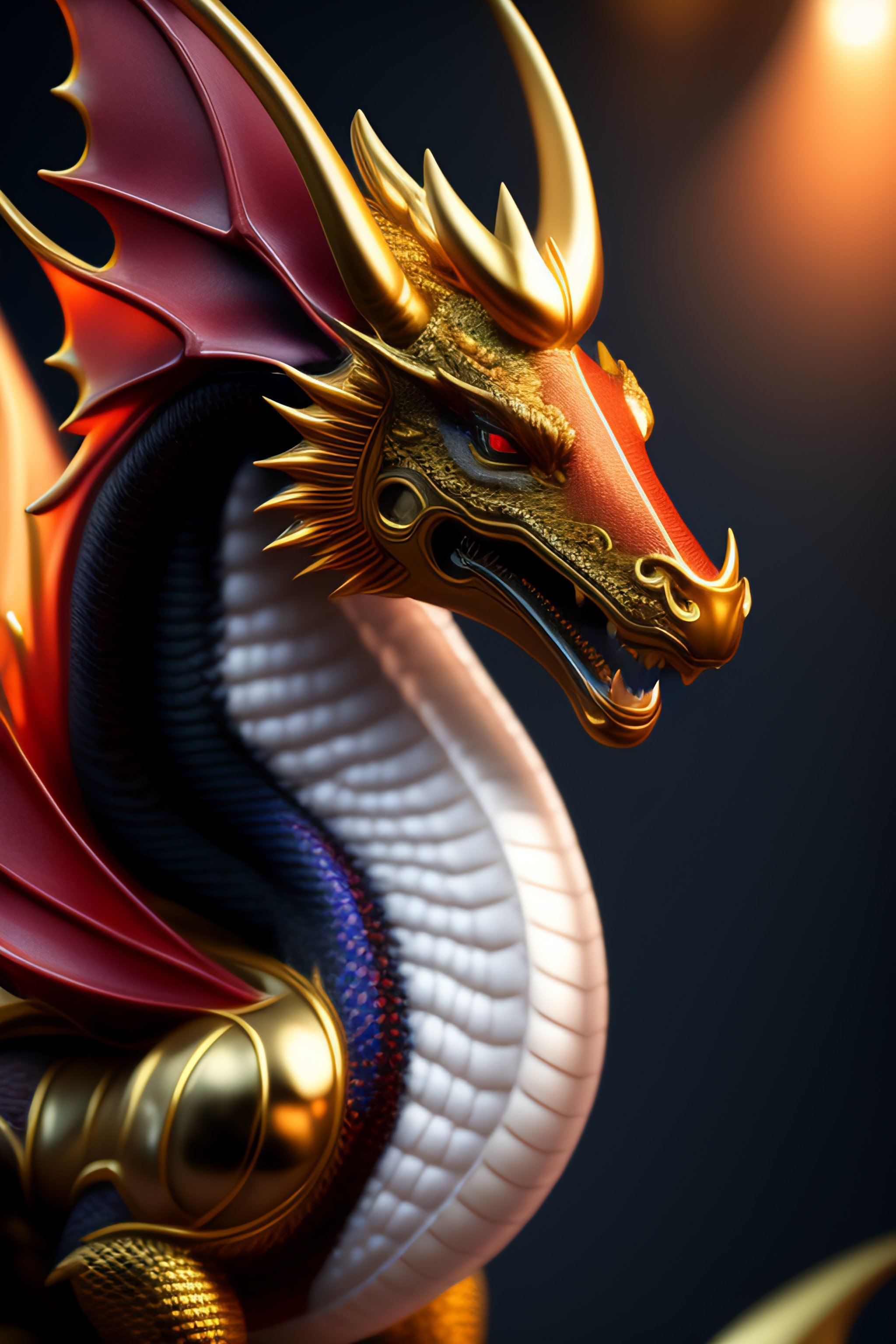 Lexica - Cute handsome regal dragon by Jordan Nelson and Mingchen Shen ...