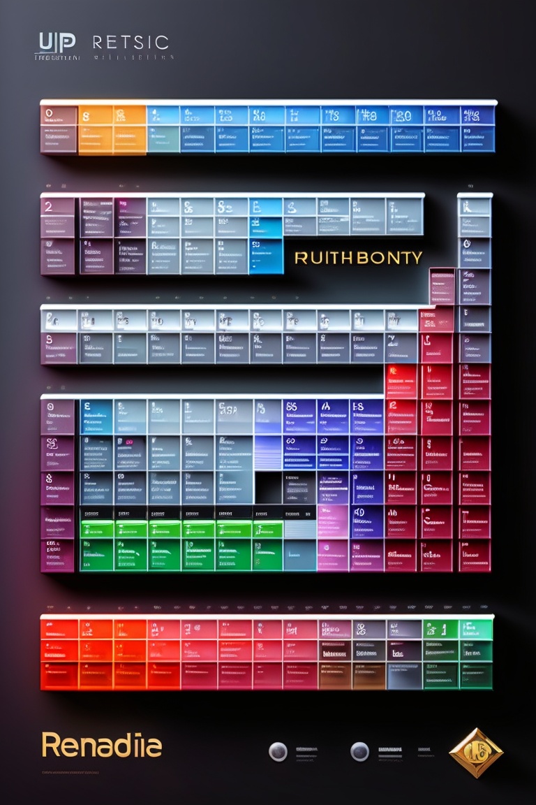 Lexica - Ultra realistic highly detailed periodic table with high ...