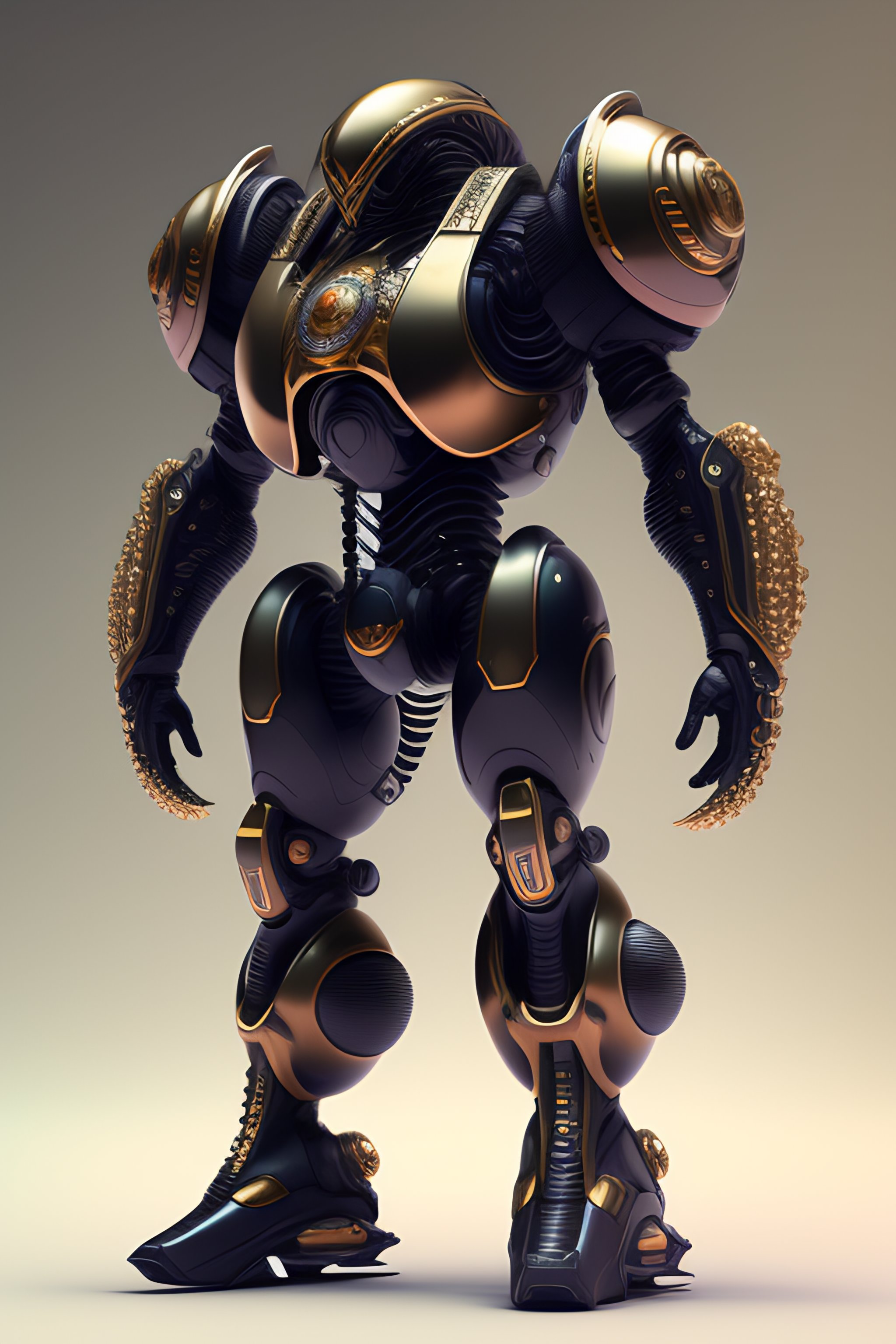 Lexica - Alien biomechanic, full body cinematic style digital art ...