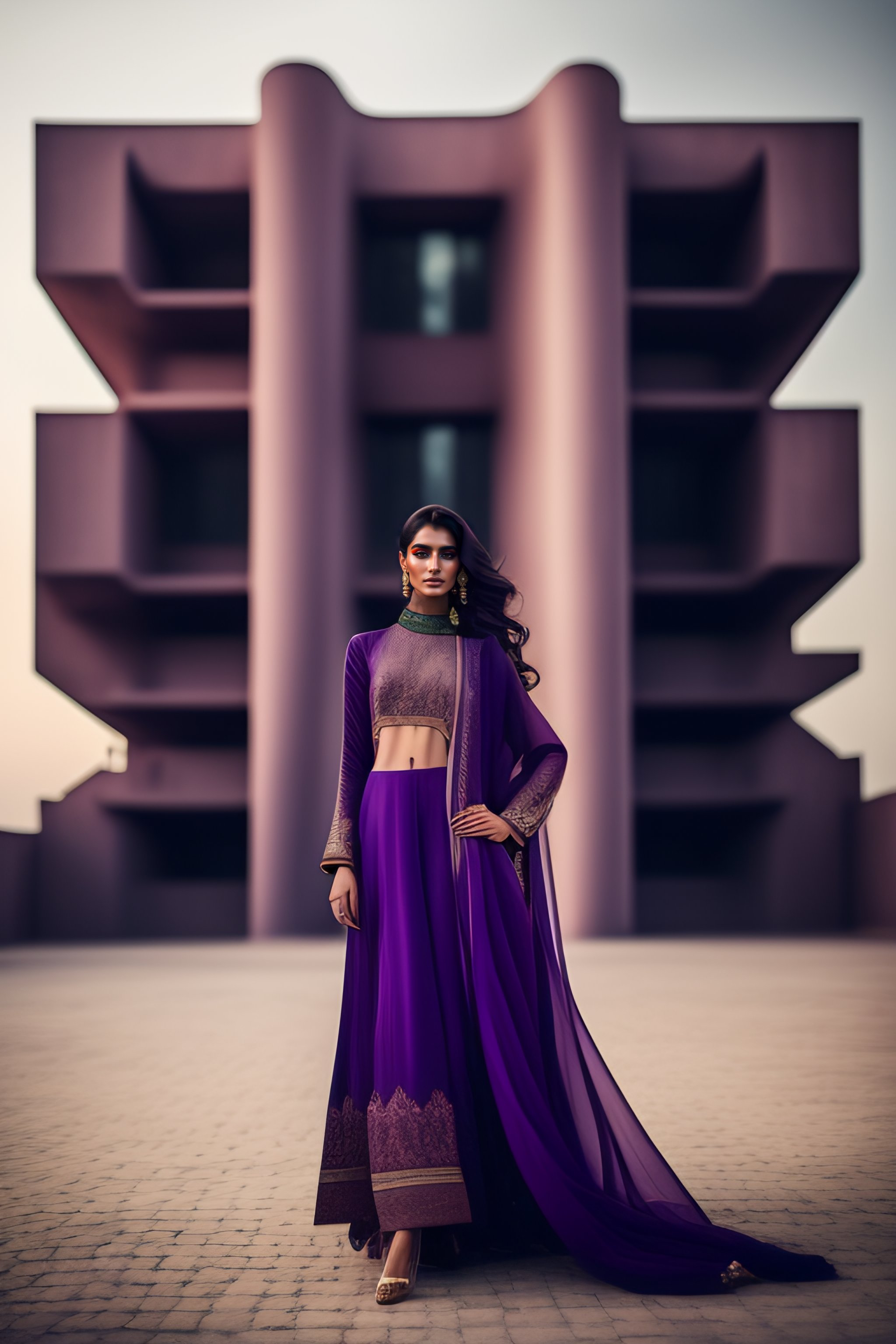 Lexica - Portrait of haute couture beautiful pakistani fashion model ...