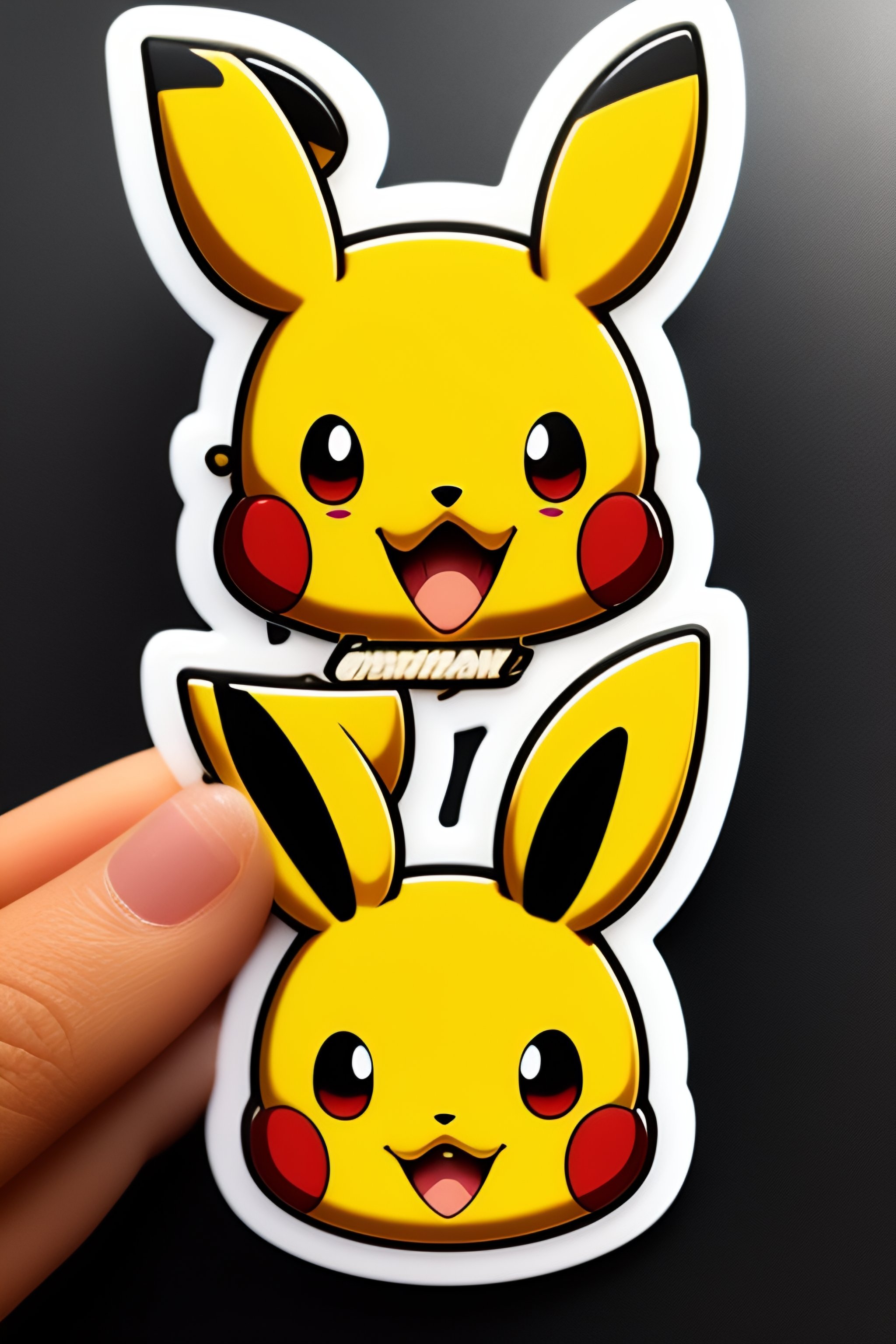 Lexica - Cute 2D pikachu anime Style Stickers