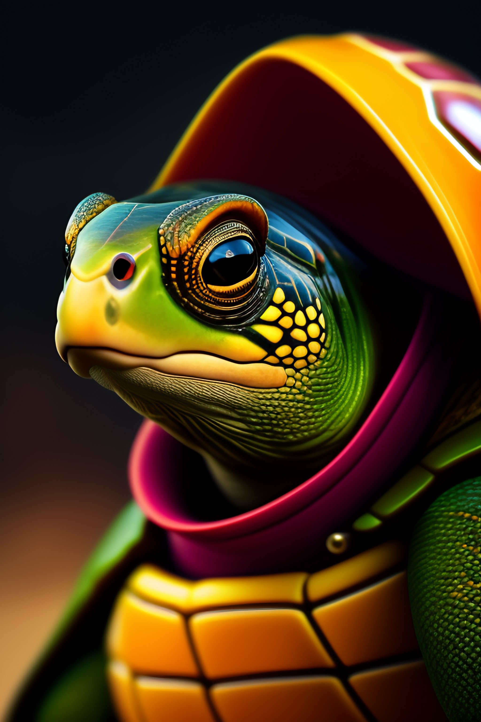 Lexica - Portrait of a turtle Pixar style