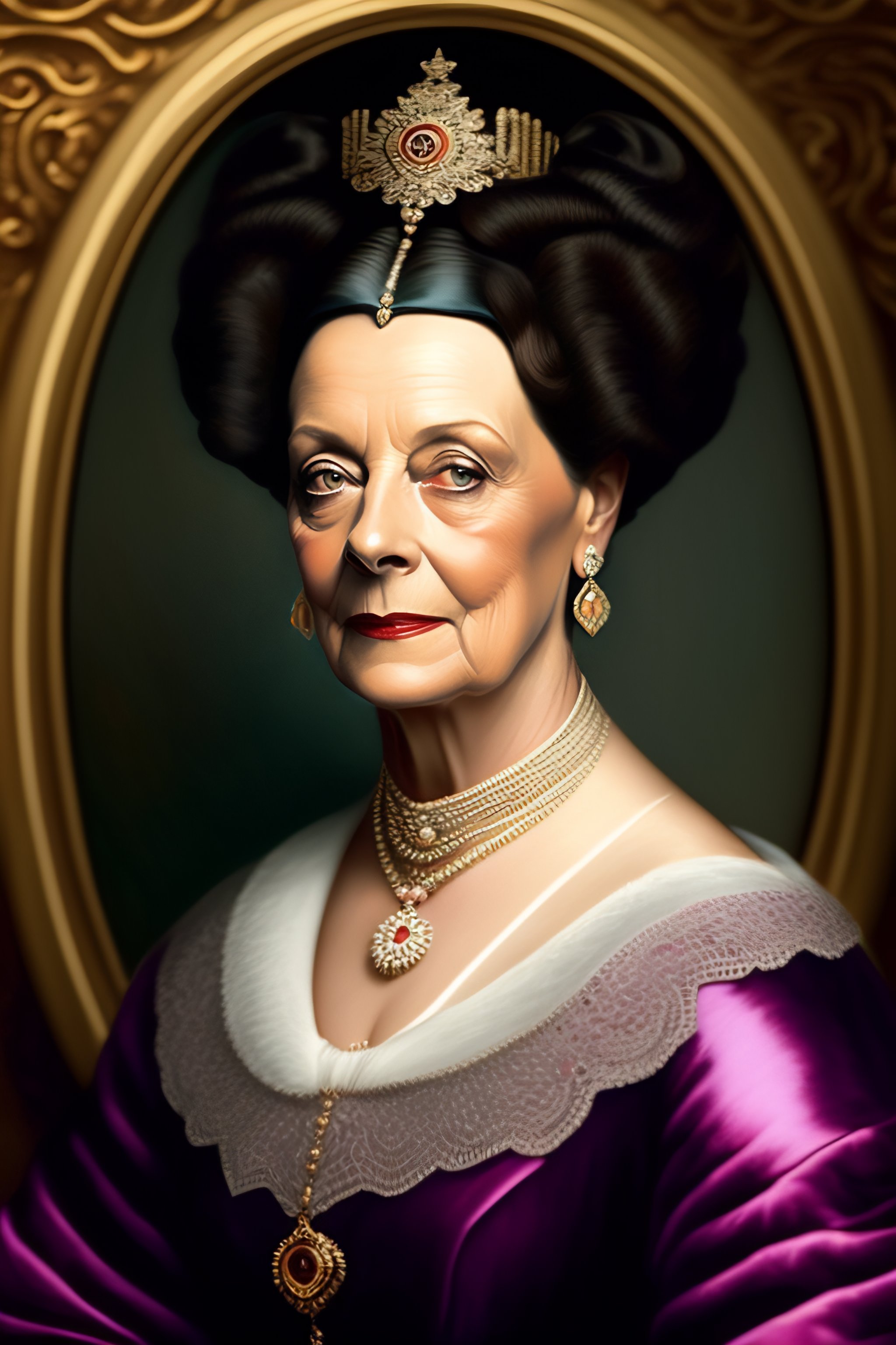 Lexica - 1900s painting of dowager countess of grantham