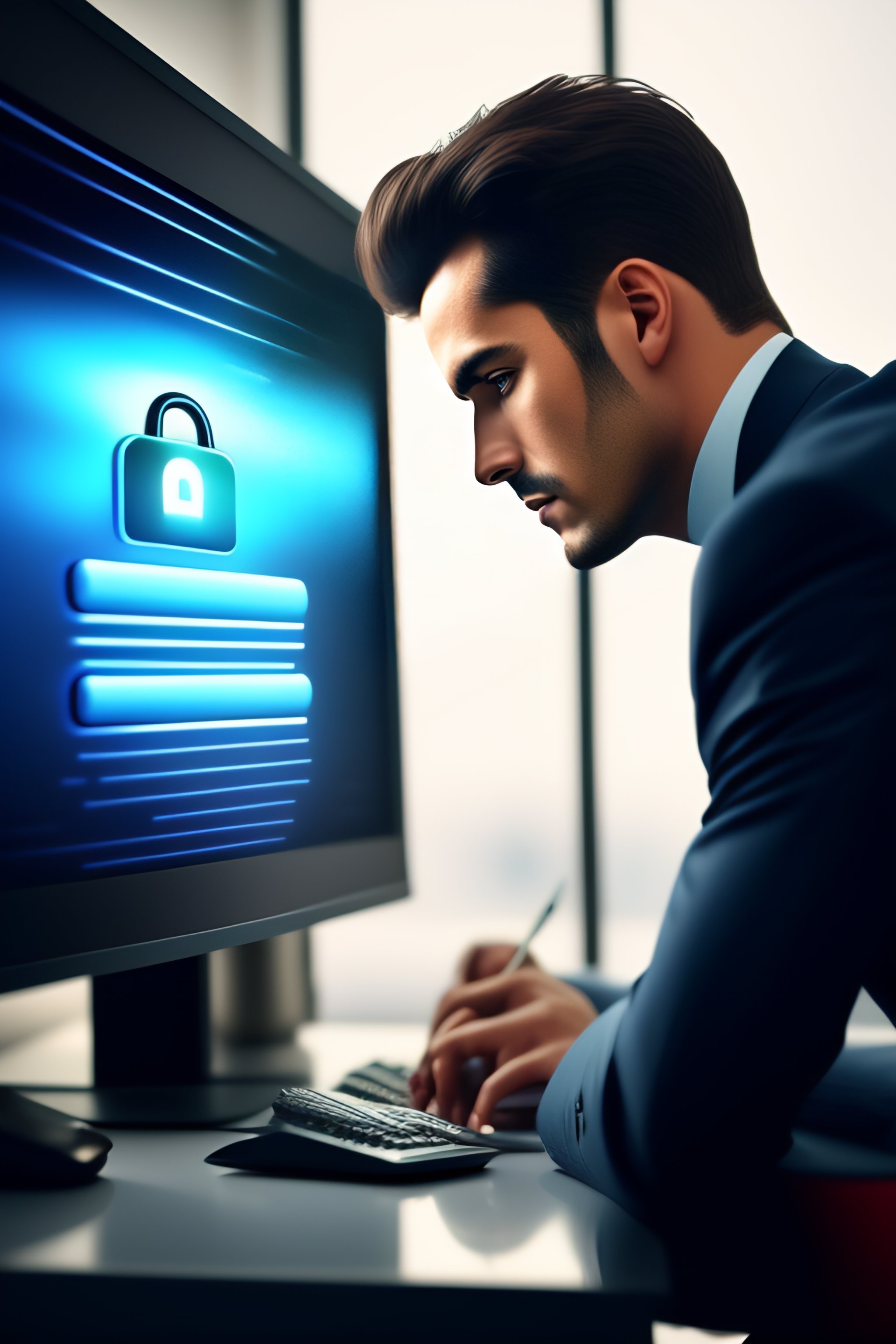 Lexica - Cyber security professional at work