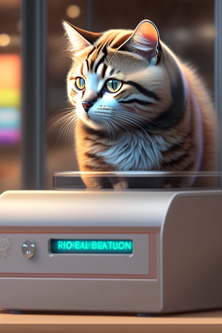 Lexica - Cute Cat, in bank robber, sticker