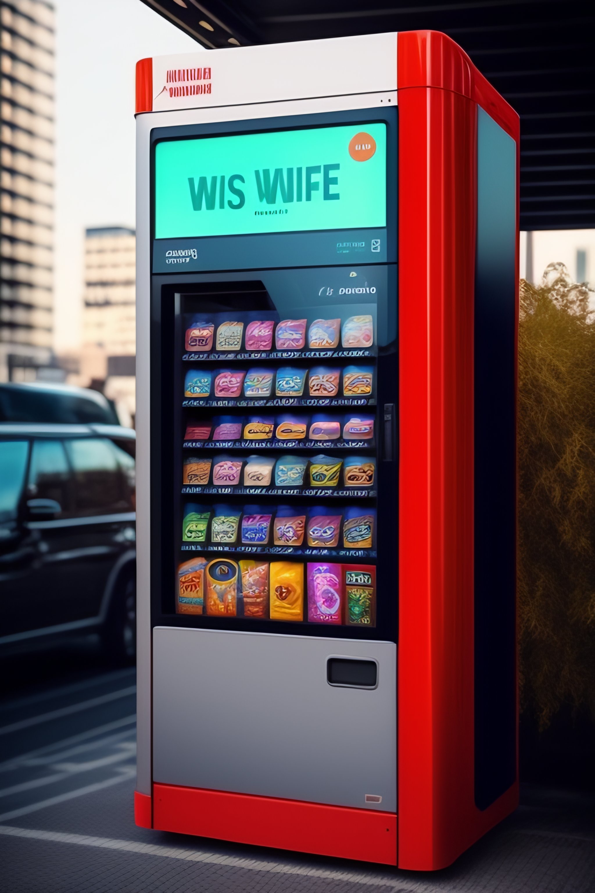 Lexica - Waifu vending machine