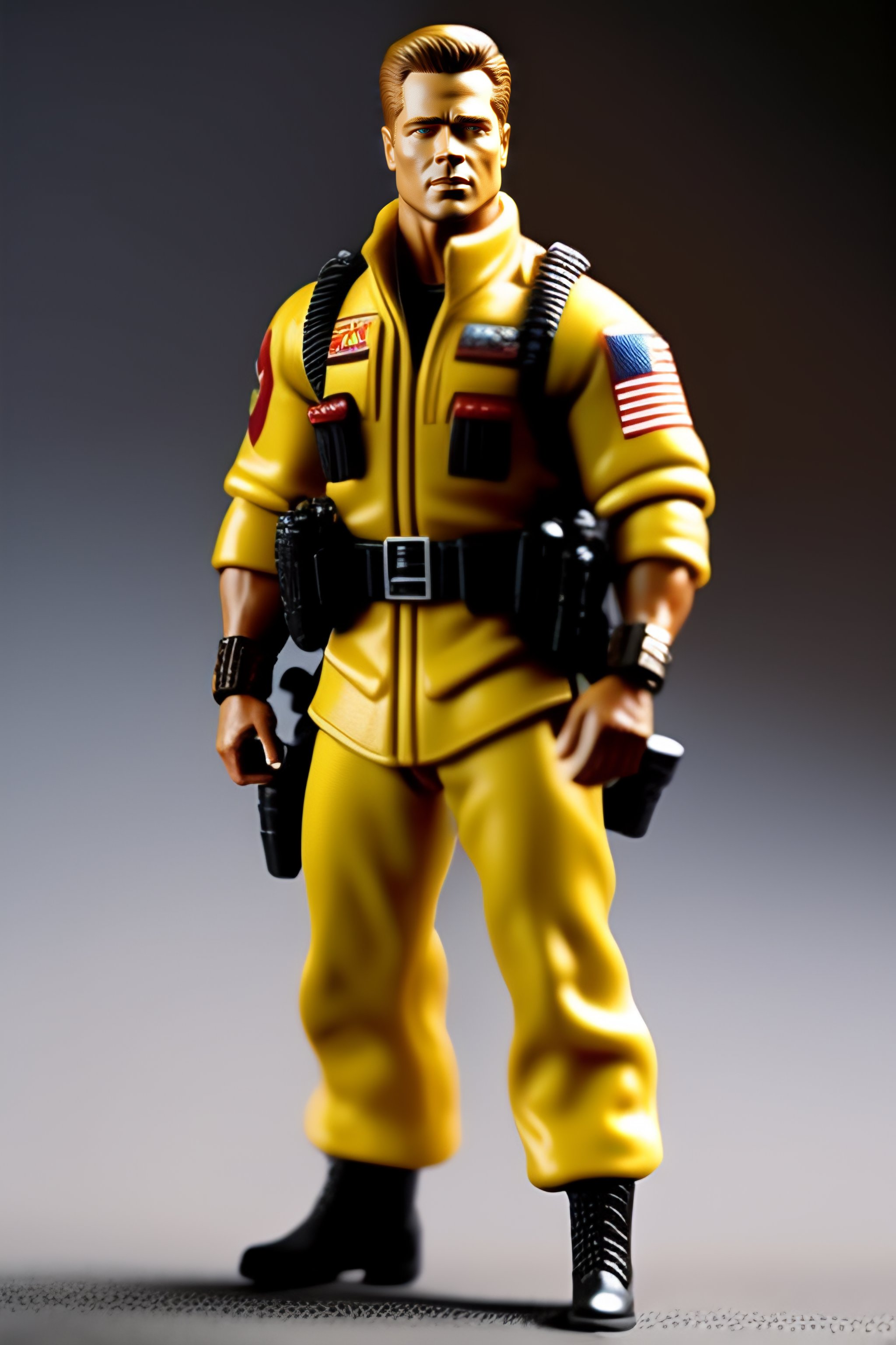 Lexica - Brad pitt as GI Joe action figure toy