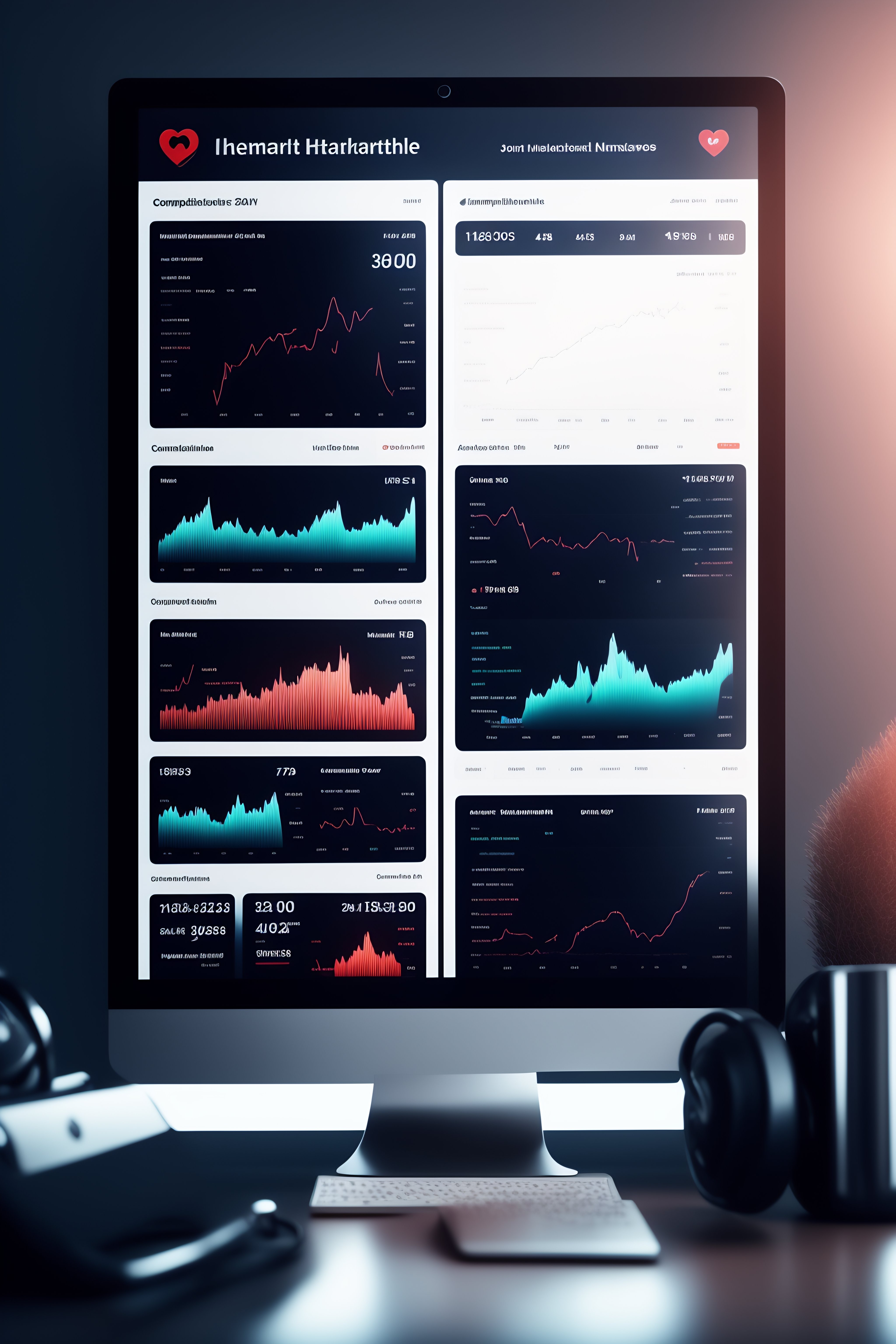 Lexica - Computer health dashboard, biometrics, heart rate, digital, 40 ...