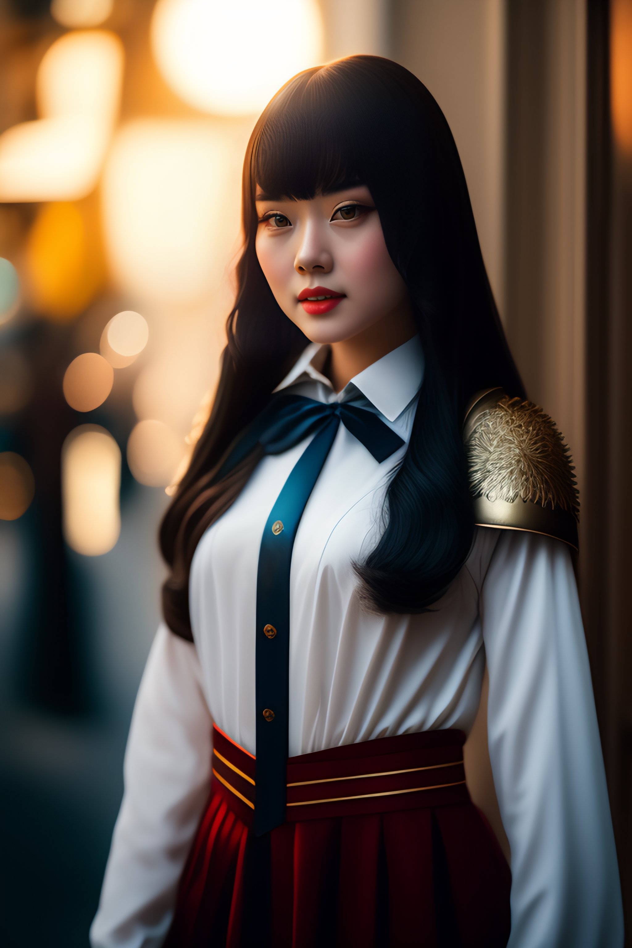 Lexica - Photoreal, cosplay, Cosplayer, Kanna Hashimoto, cute girl ...