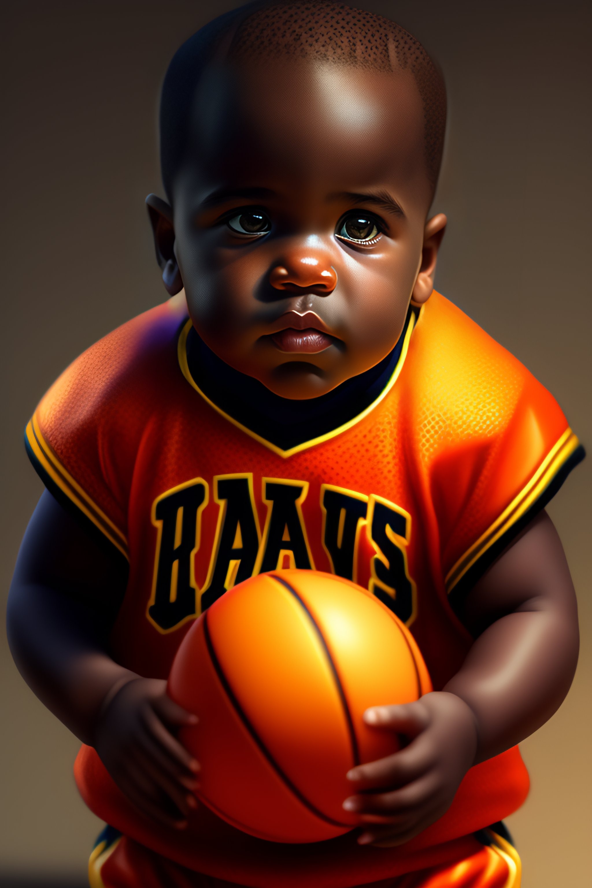 Lexica - Baby Shaquille O’Neal, render, rembrandt, cgsociety ...