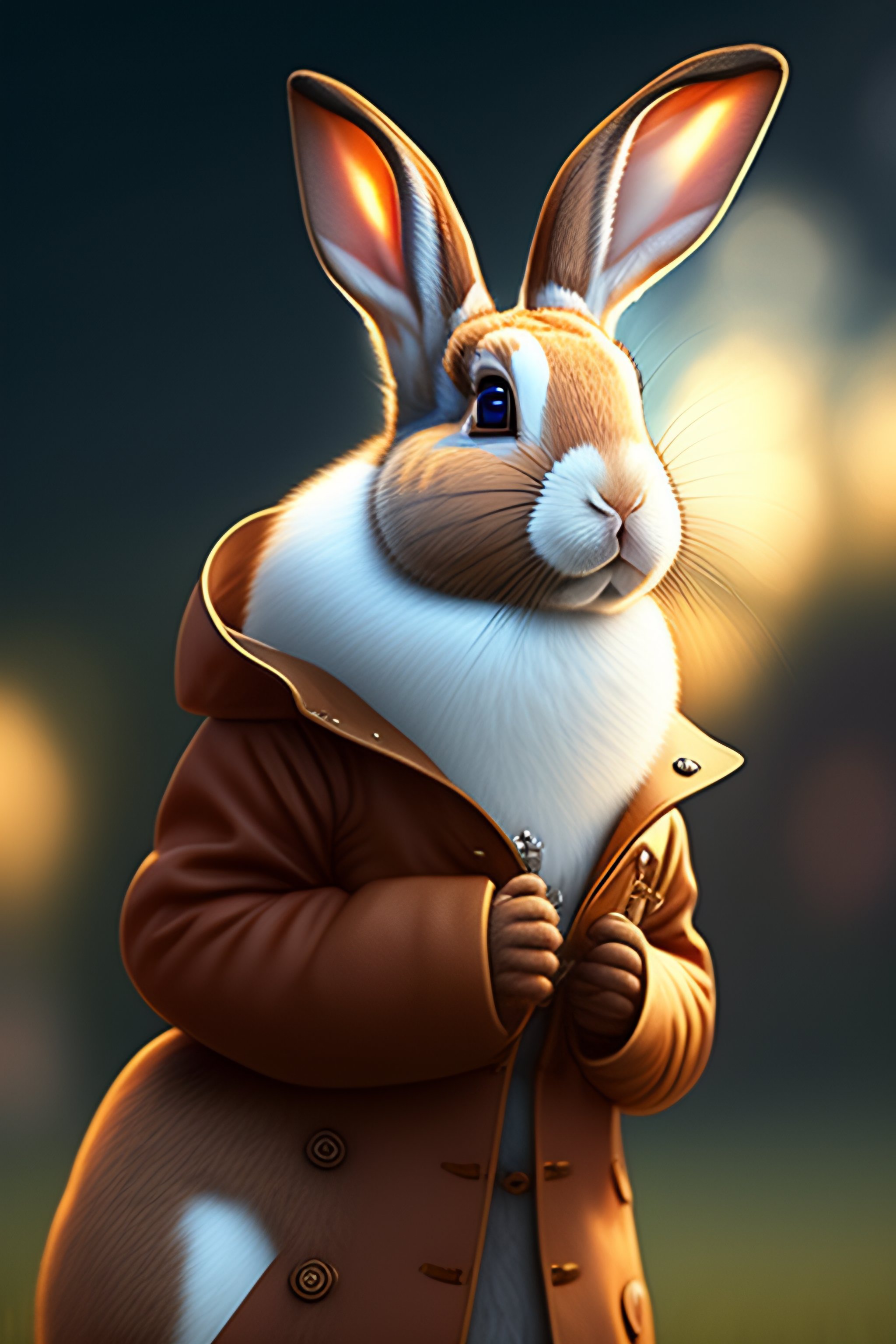 Lexica - An anthropomorphic rabbit artificier