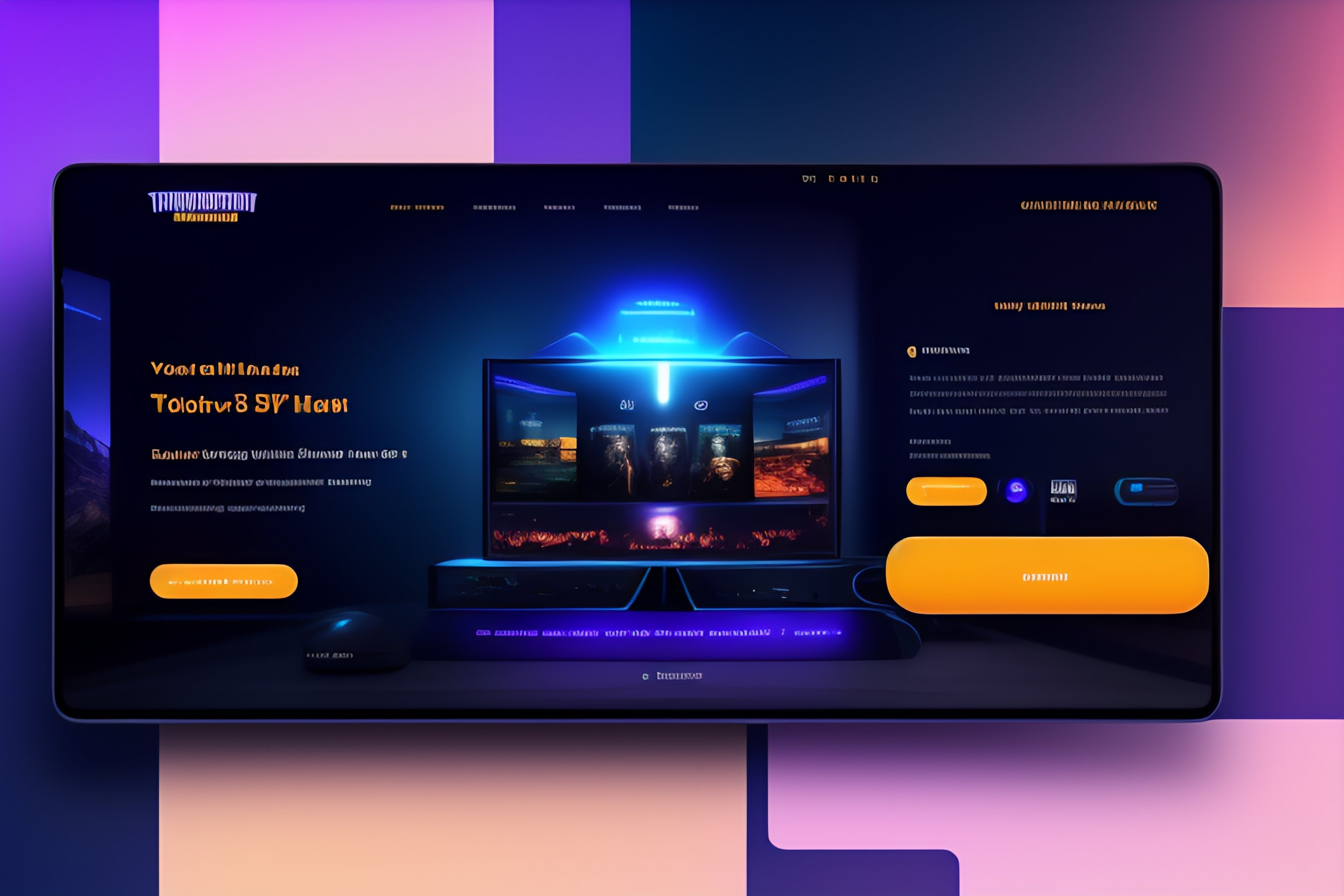 Lexica - Website UI/UX for a video streaming service, twitch like functionality, cybersports ...